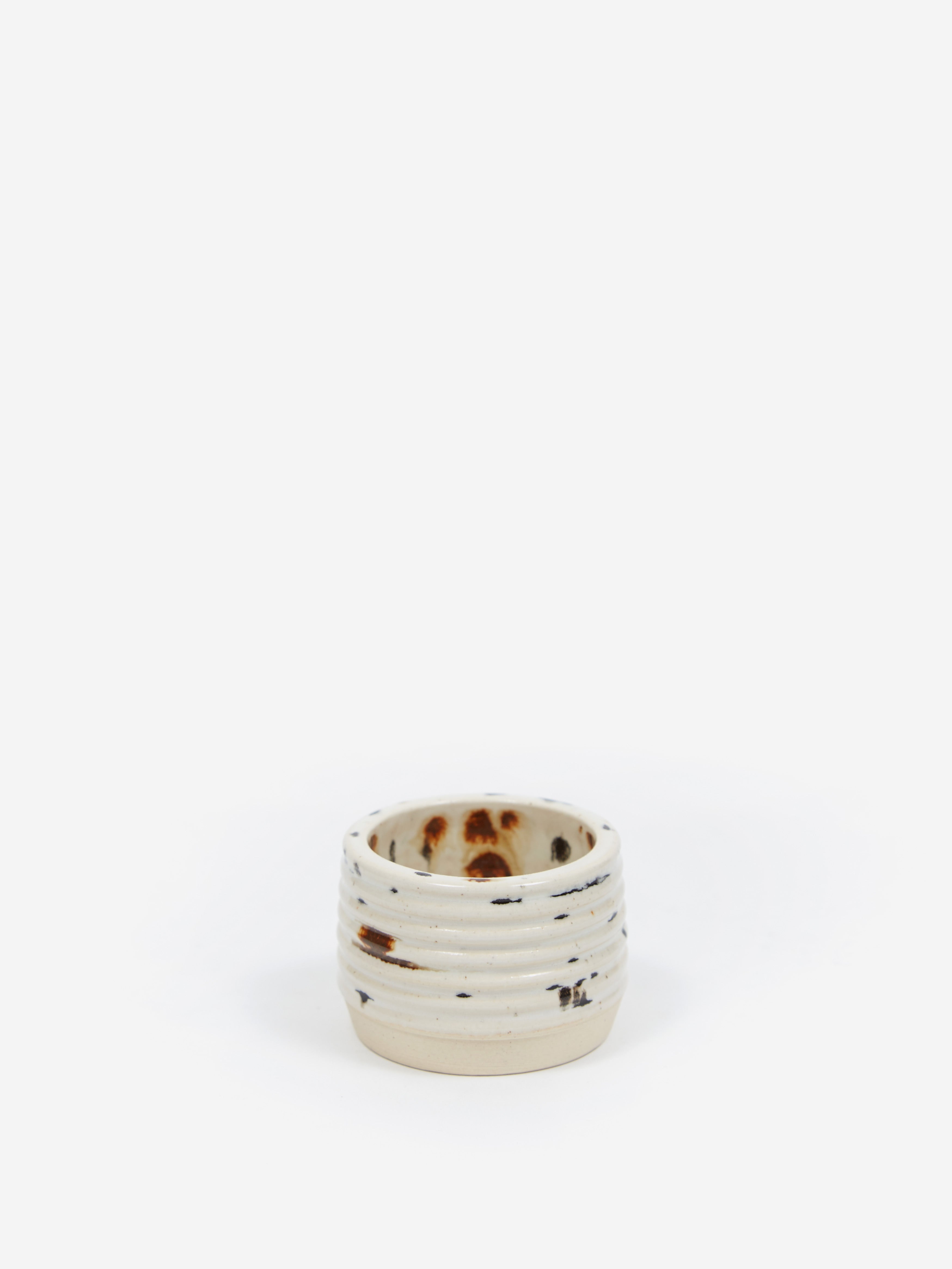 Liam Owen x Goodhood Freckle Handmade Egg Cup - Freckle Glaze