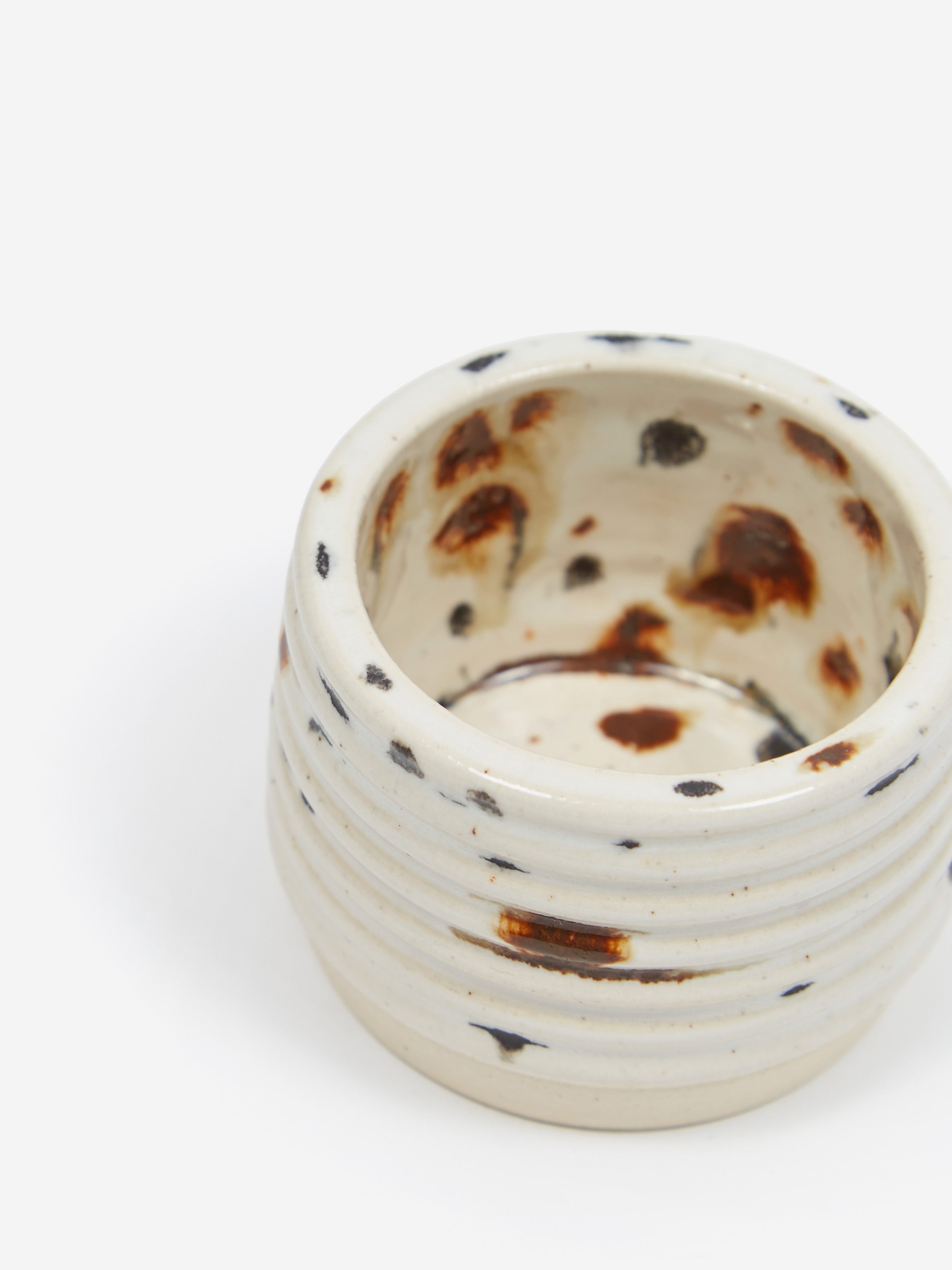 Liam Owen x Goodhood Freckle Handmade Egg Cup - Freckle Glaze