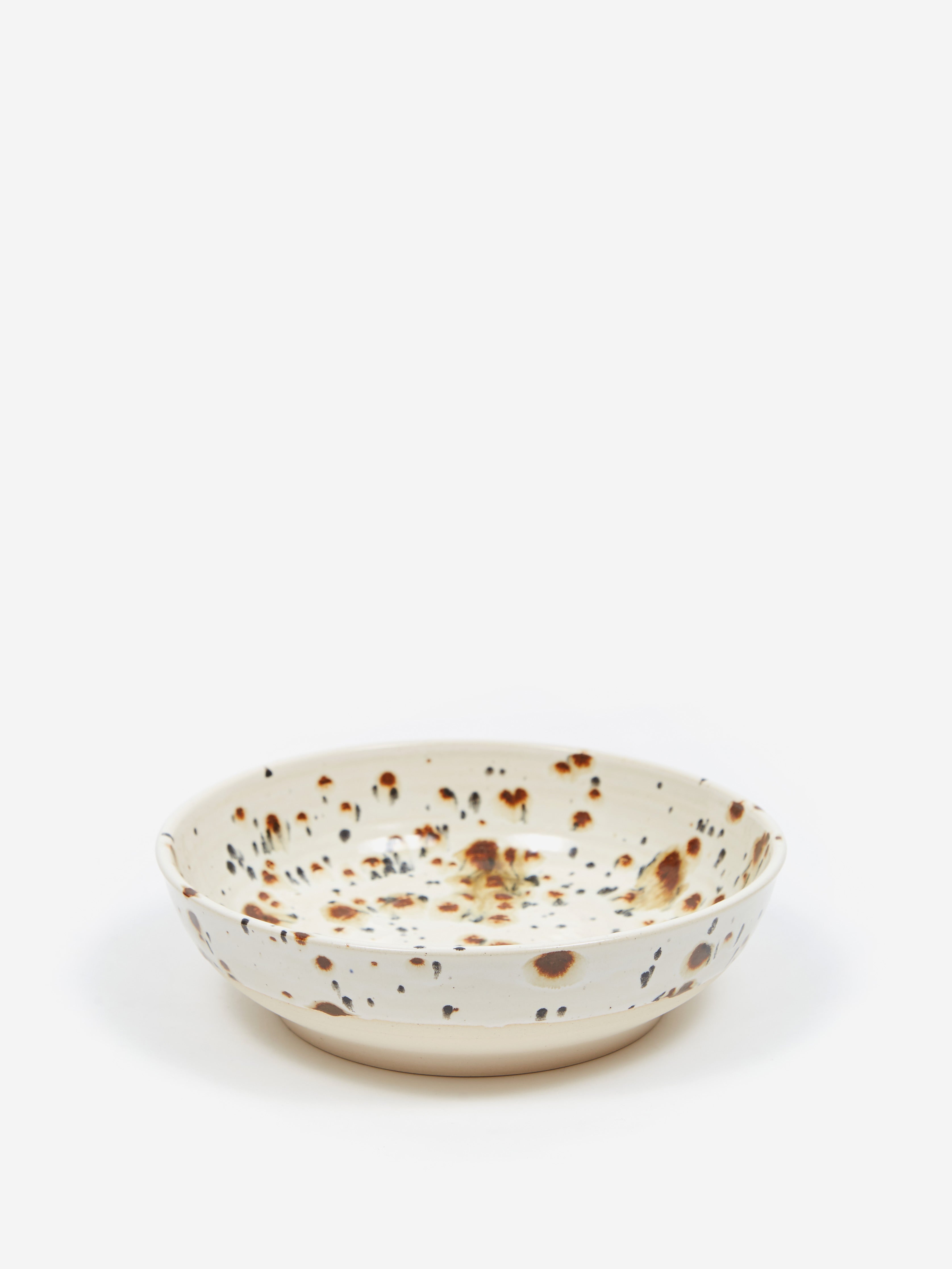 Liam Owen x Goodhood Freckle Handmade Pasta Bowl - Freckle Glaze