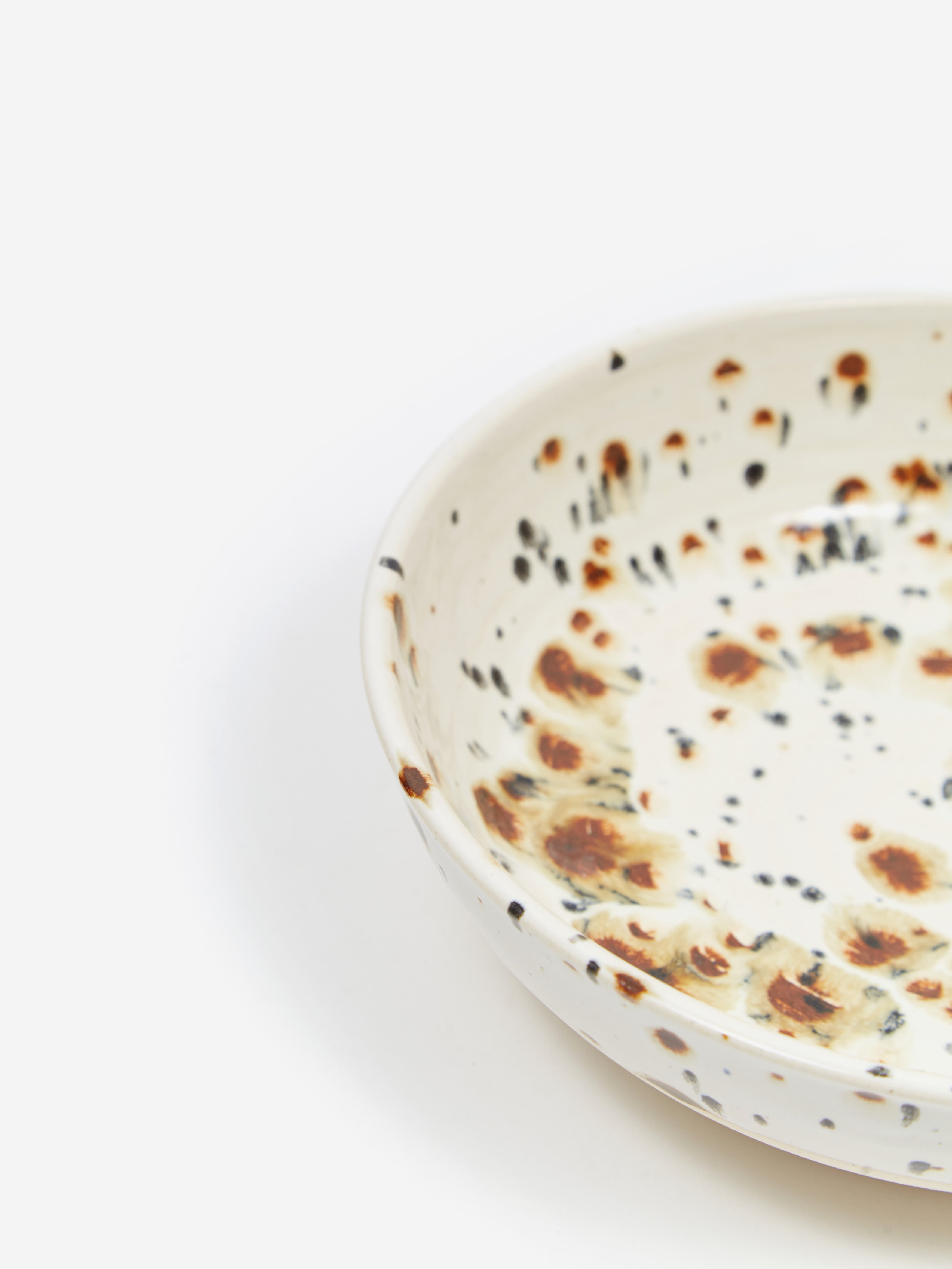 Liam Owen x Goodhood Freckle Handmade Pasta Bowl - Freckle Glaze