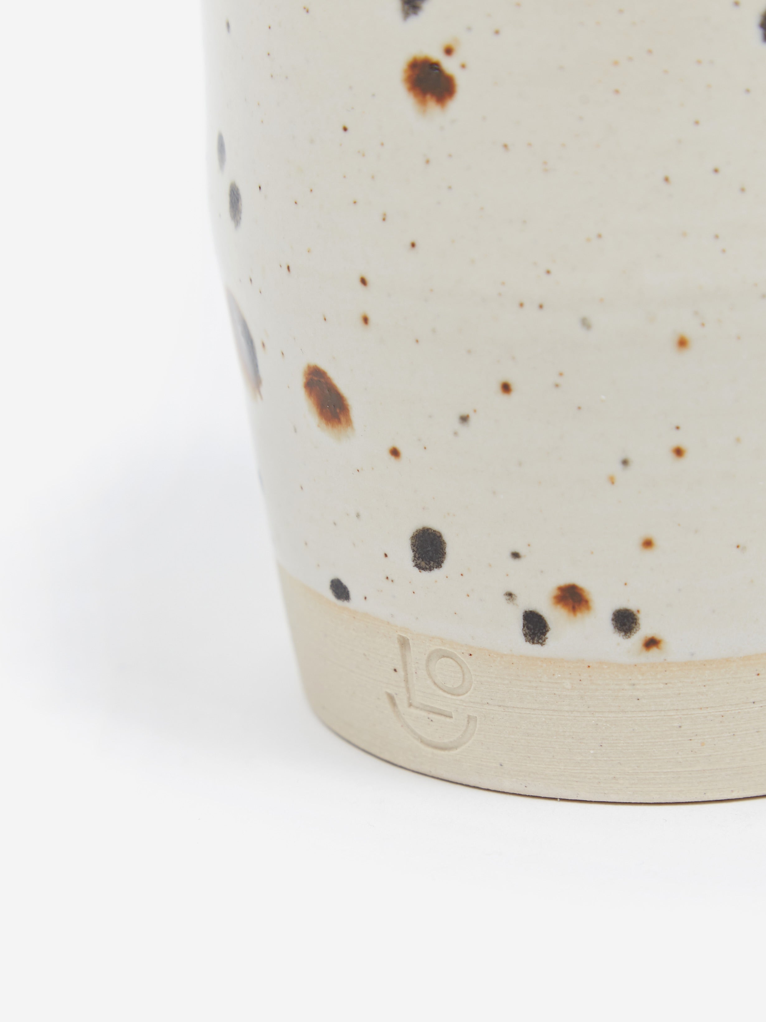 Liam Owen x Goodhood Freckle Handmade Tumbler - Freckle Glaze
