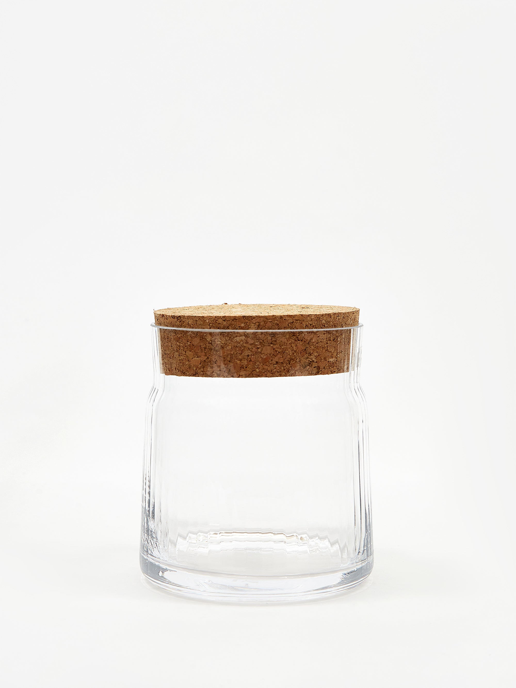 LSA International Gio Line Container & Cork Stopper H12.5cm - Clear ...