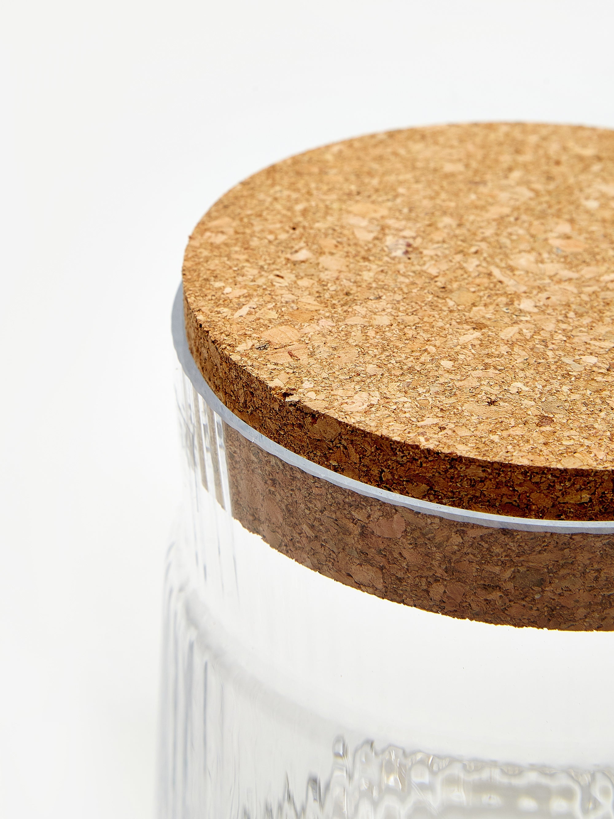 LSA International Gio Line Container & Cork Stopper H17.5cm - Clear ...
