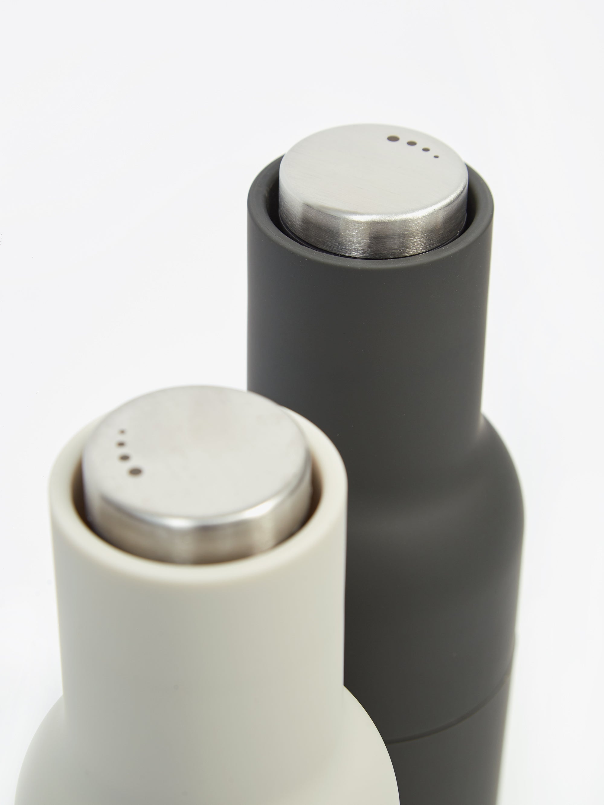 Menu Bottle Grinder - Ash/Carbon with Steel Lid – Goodhood