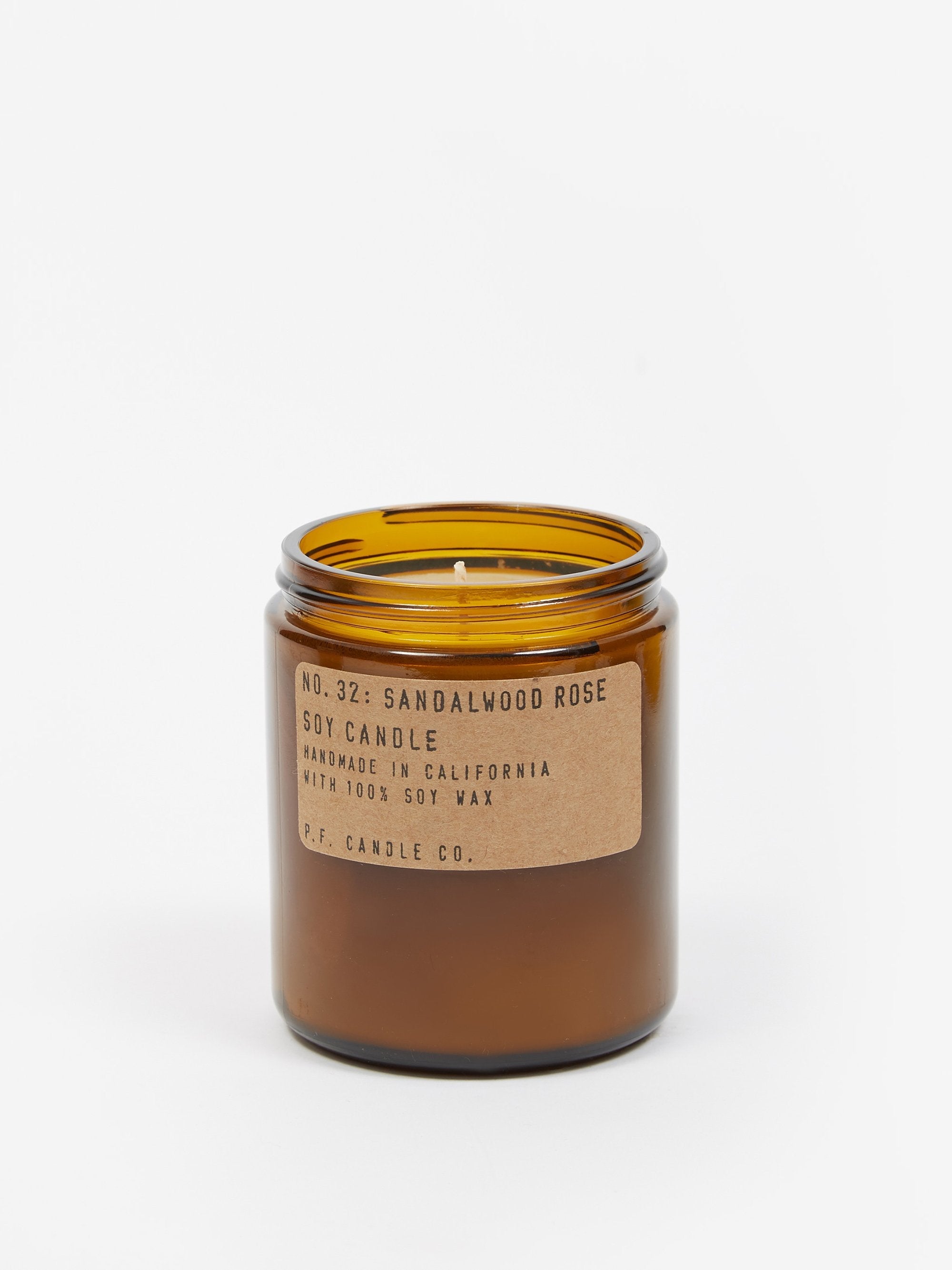 P.F. Candle Co. No. 32 Sandalwood Rose 7.2oz Soy Candle - 7.2oz – Goodhood