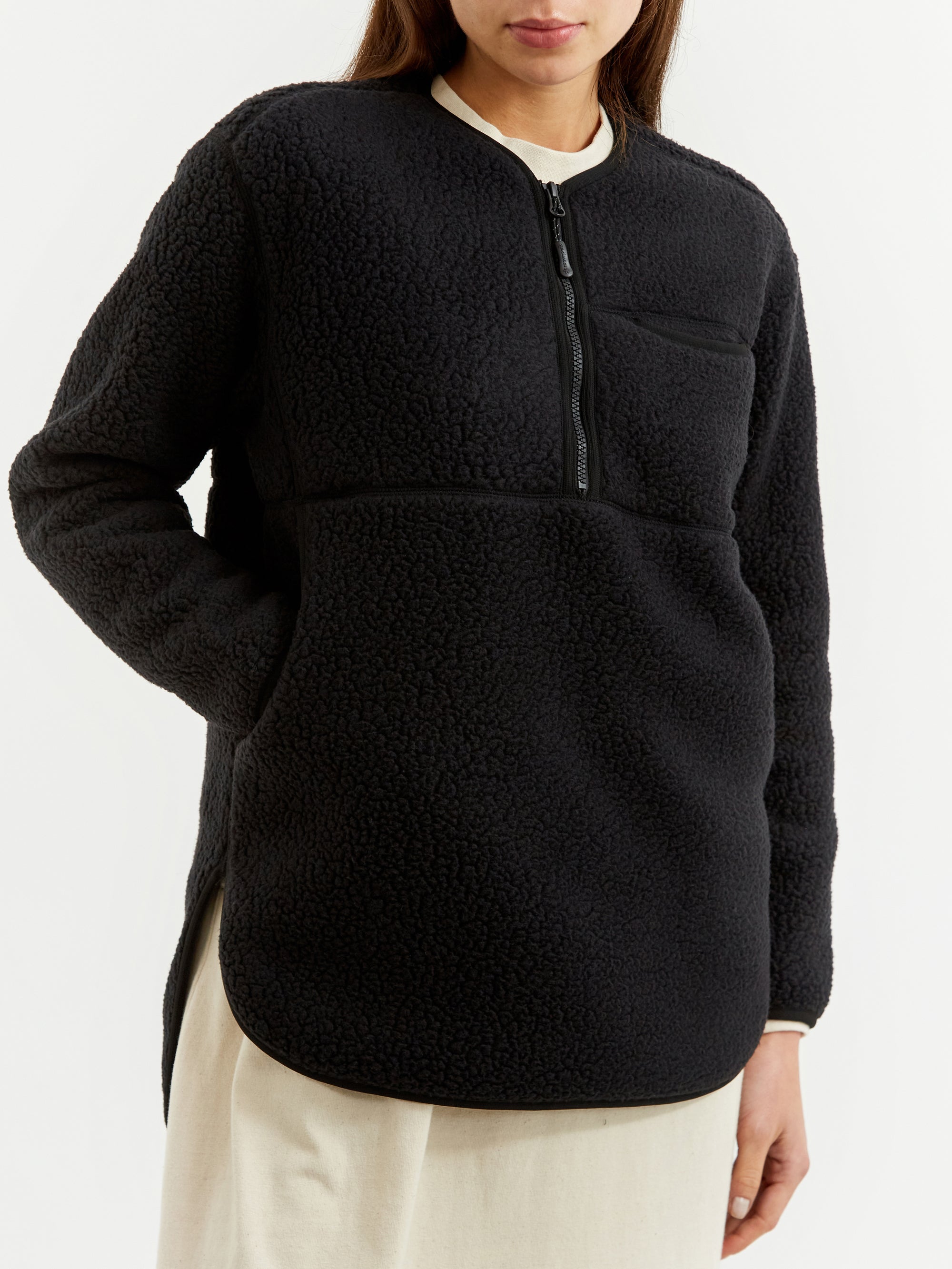 Snow Peak Thermal Boa Fleece Pullover W - Black – Goodhood