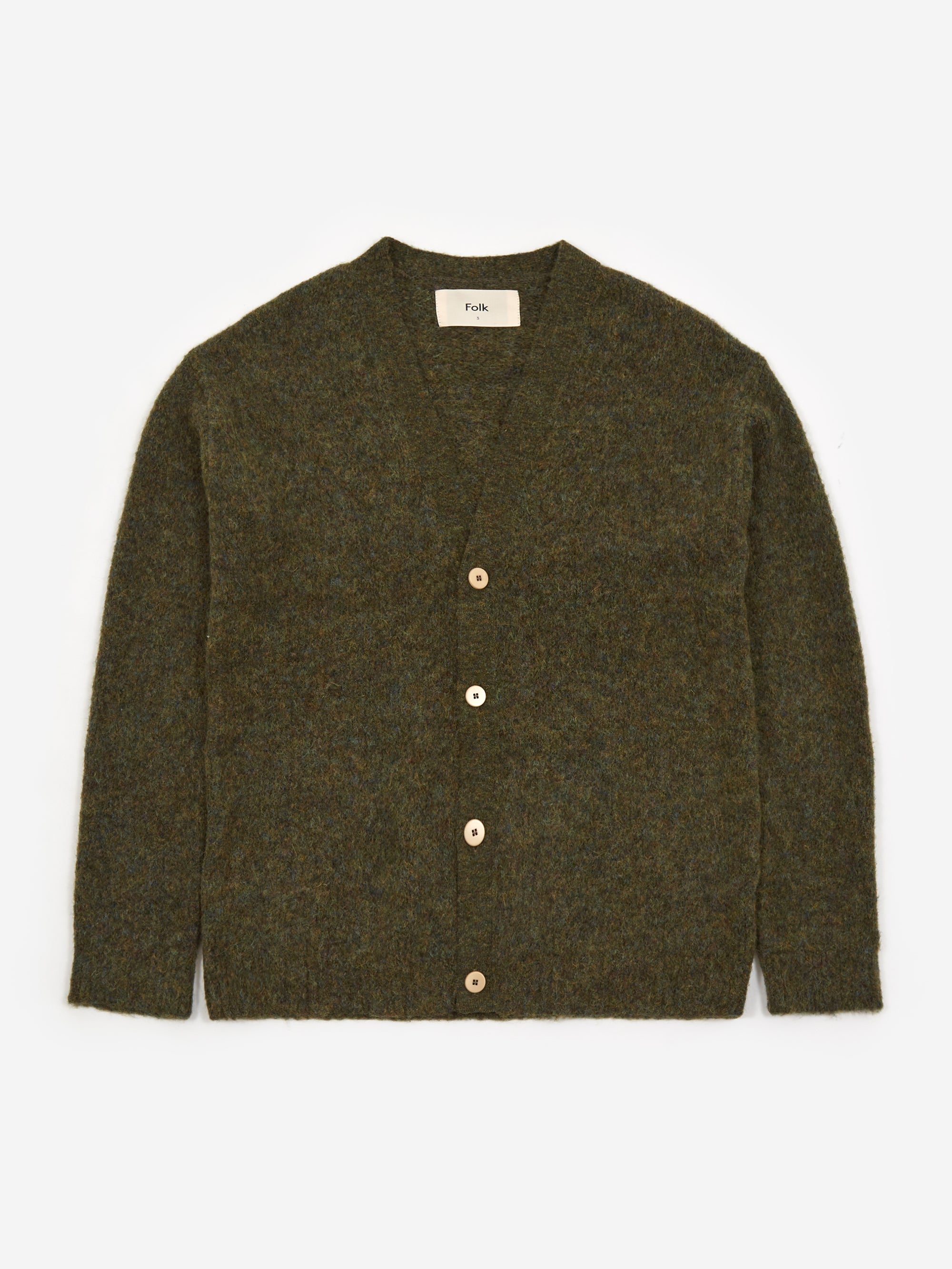 Folk Signal Cardigan - Olive – Goodhood