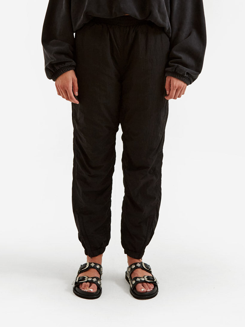 Stand Alone Nylon Track Pant - Black – Goodhood
