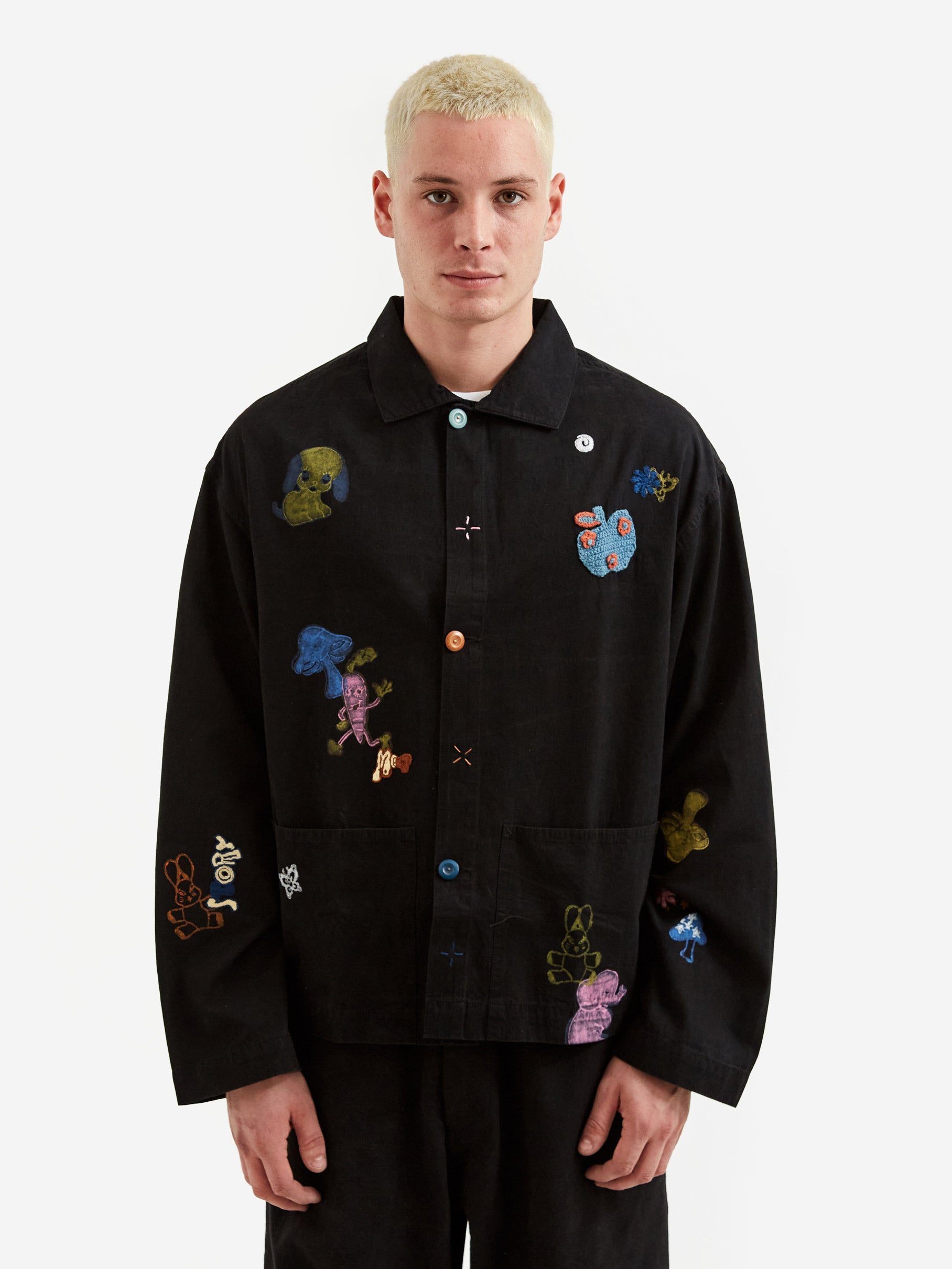 Story MFG SOT Jacket - Washed Black Scorpio Trip – Goodhood