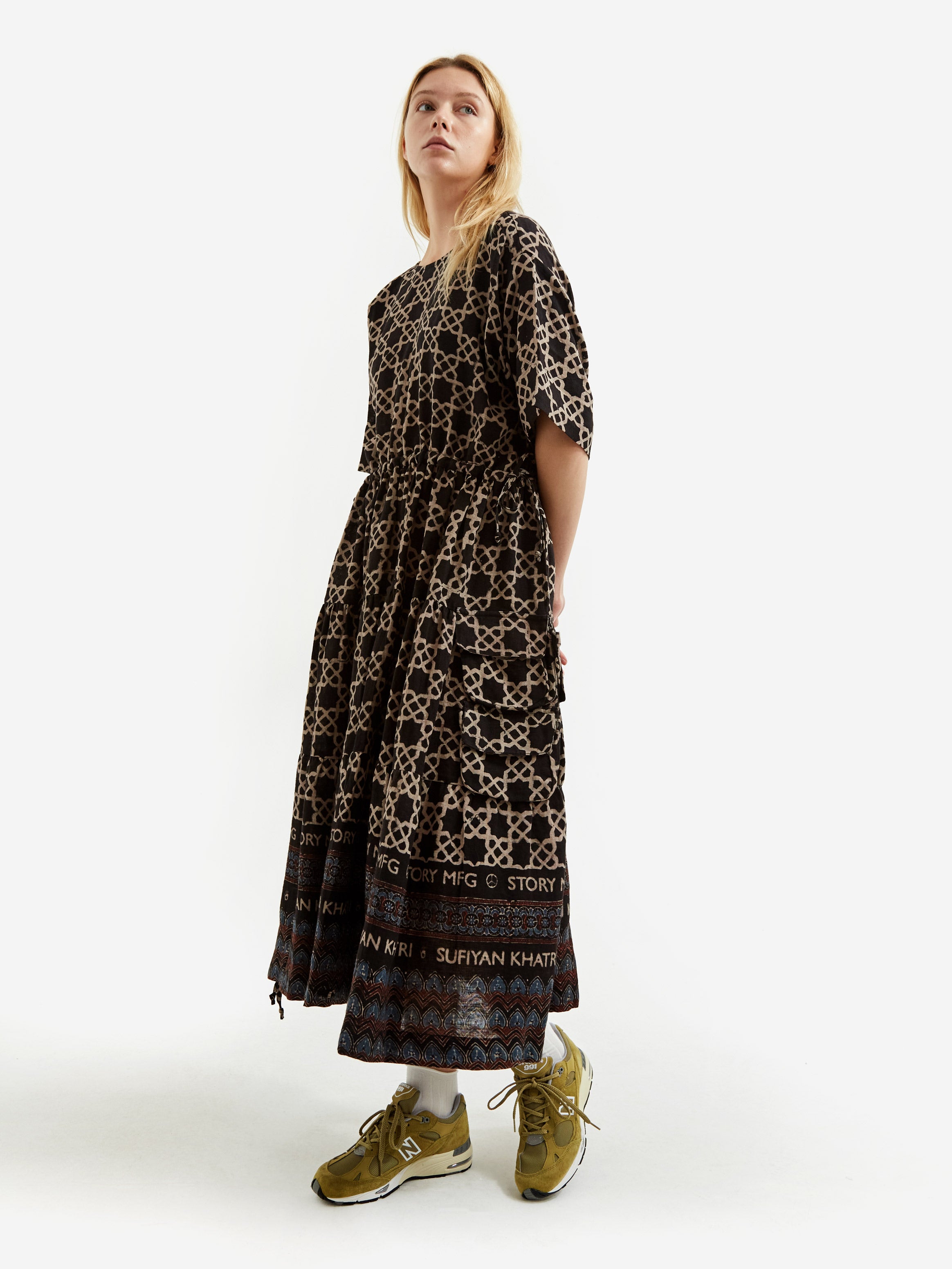 Story MFG Forager Emilie Dress - Dark Arabesque – Goodhood