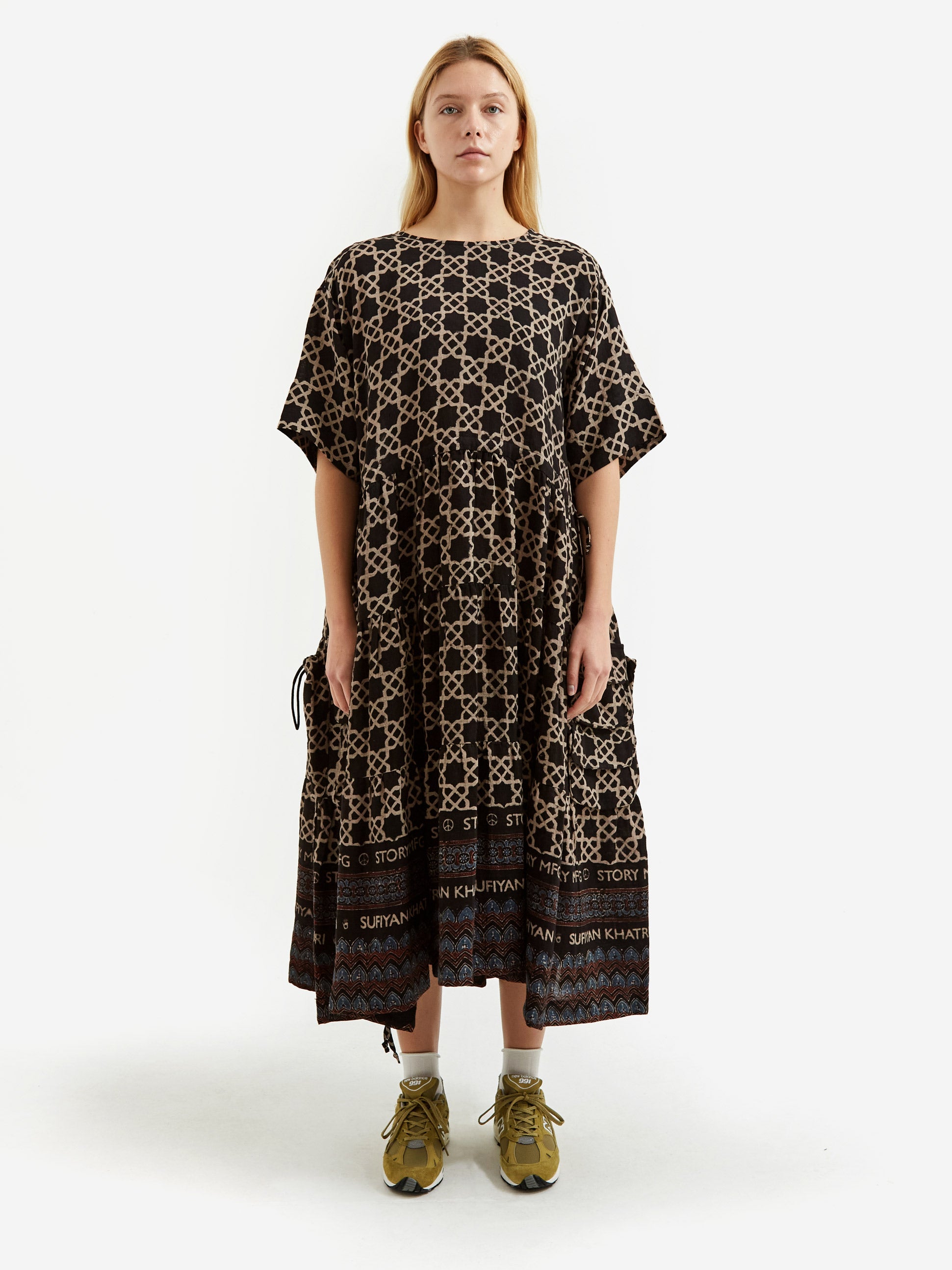 Story MFG Forager Emilie Dress - Dark Arabesque – Goodhood