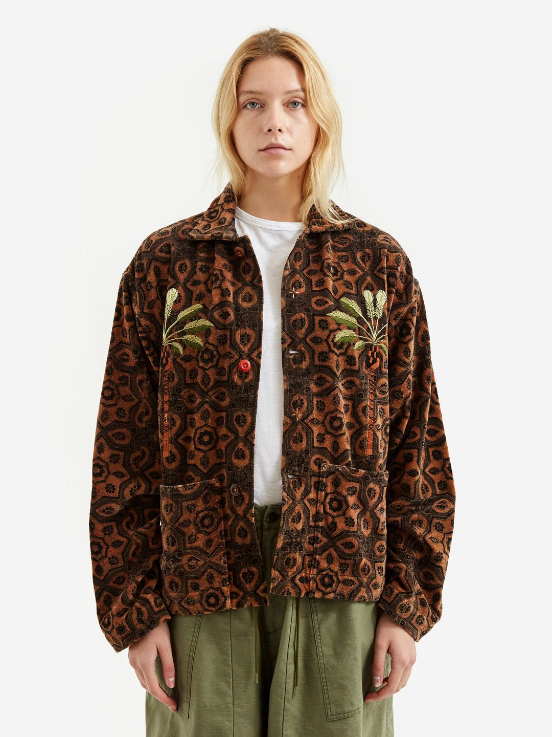 Story MFG SOT Jacket - Burnt Orange Ajrak – Goodhood