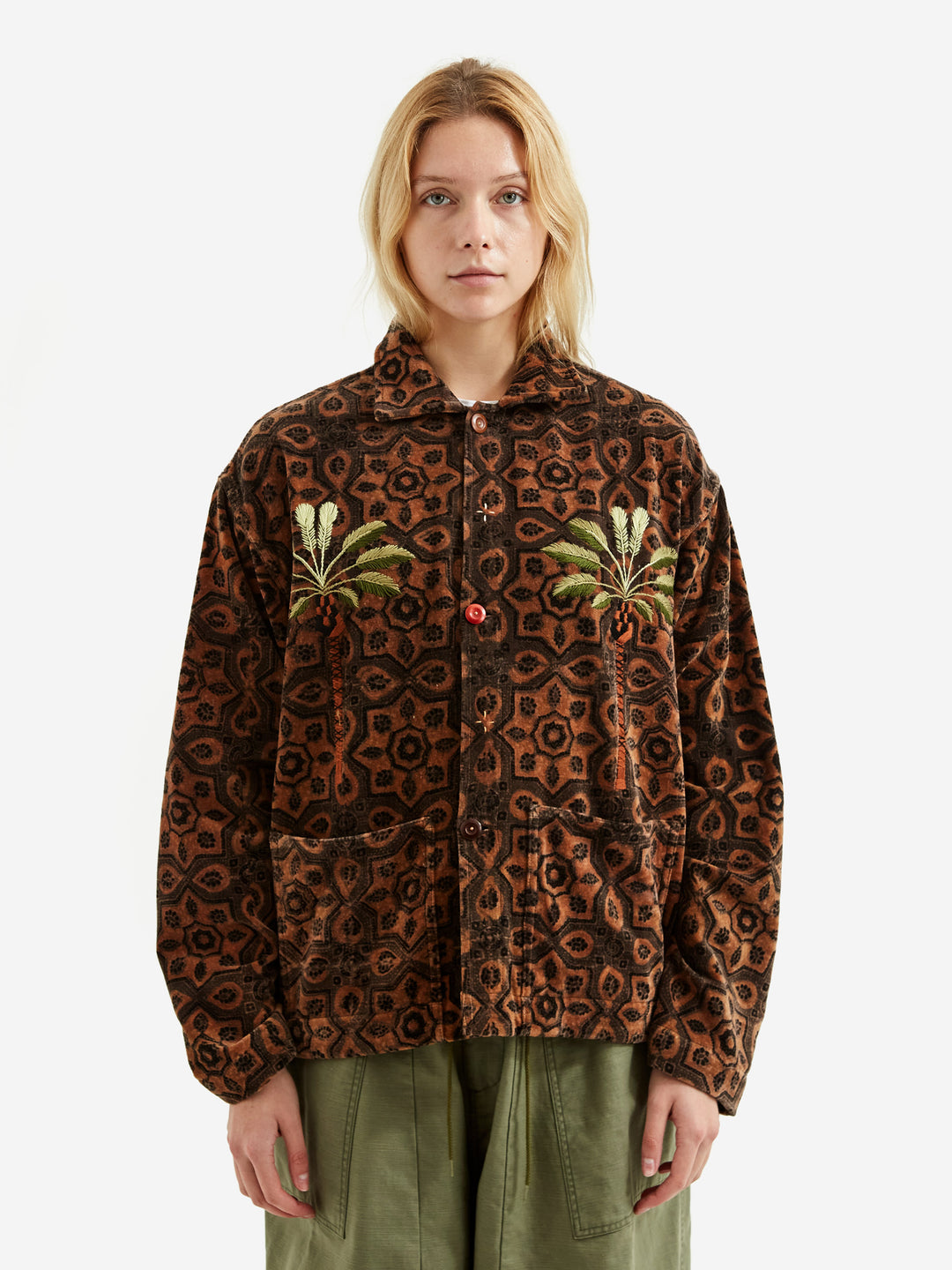 Story MFG SOT Jacket - Burnt Orange Ajrak – Goodhood
