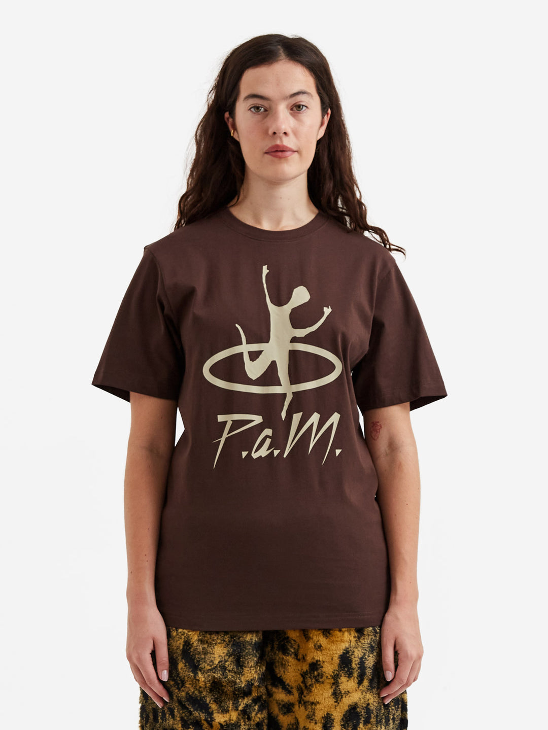 PAM Perks And Mini Nu Disc Shortsleeve Tee W - Coffee – Goodhood