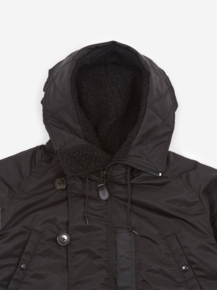 Beams Plus MIL Type N-3B Down Parka - Black – Goodhood