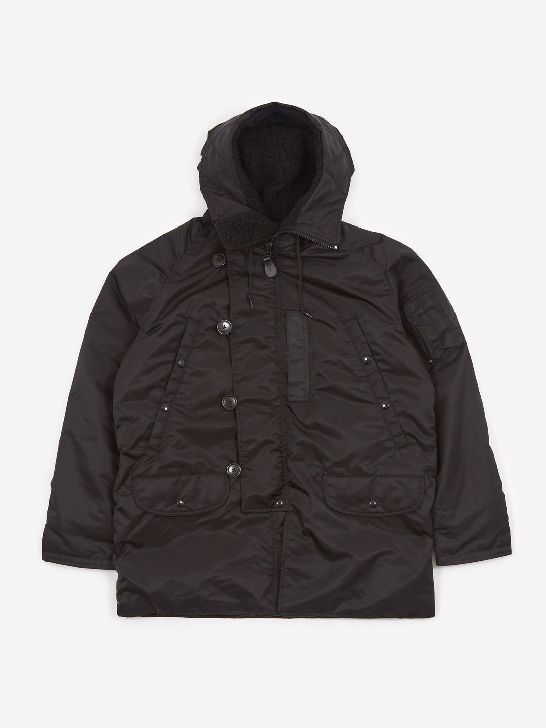 Beams Plus MIL Type N-3B Down Parka - Black – Goodhood