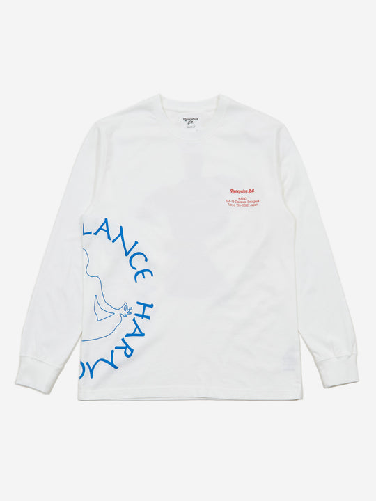 Reception Kaiso Bakery Longsleeve T-Shirt - White – Goodhood
