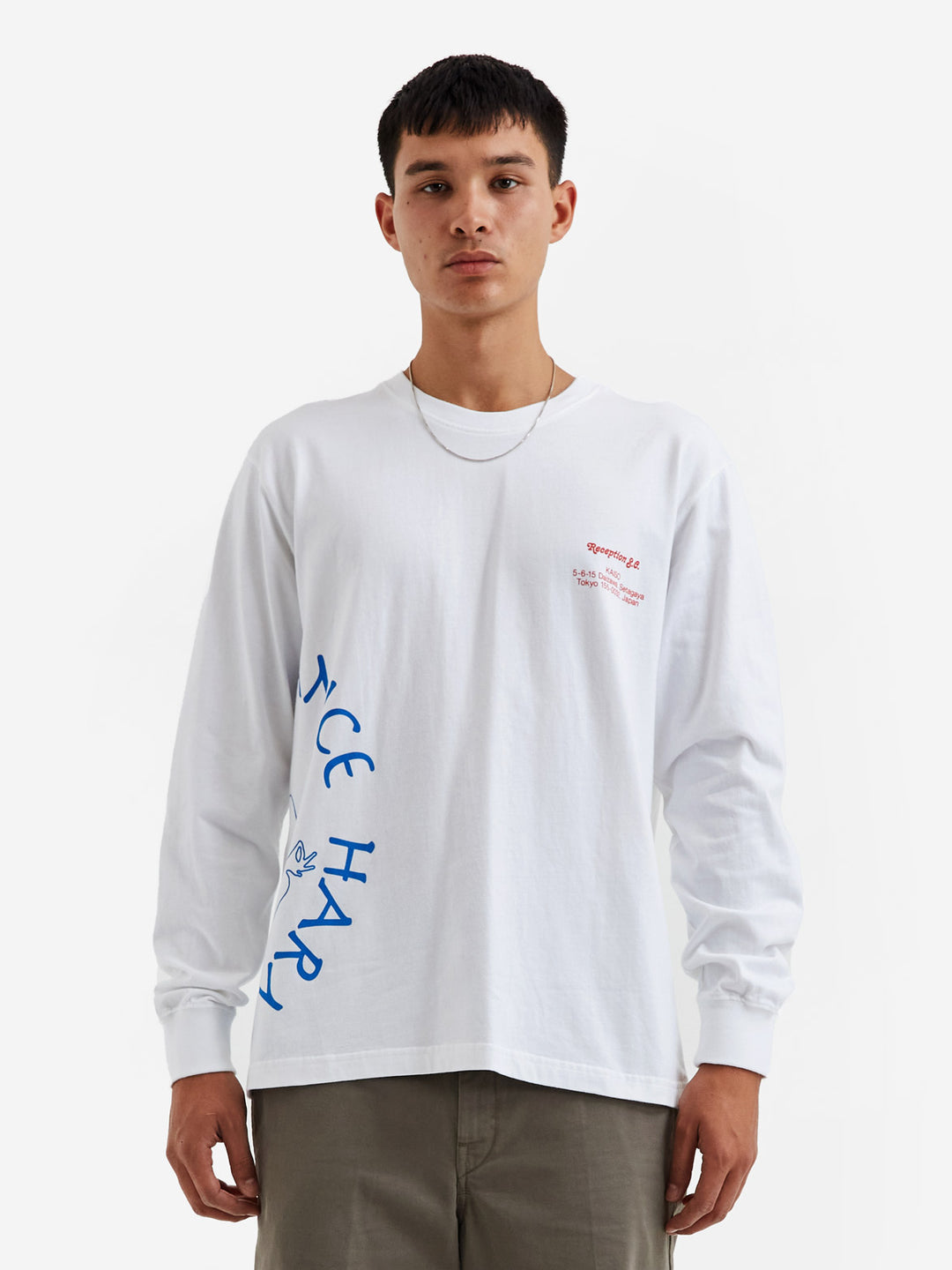 Reception Kaiso Bakery Longsleeve T-Shirt - White – Goodhood