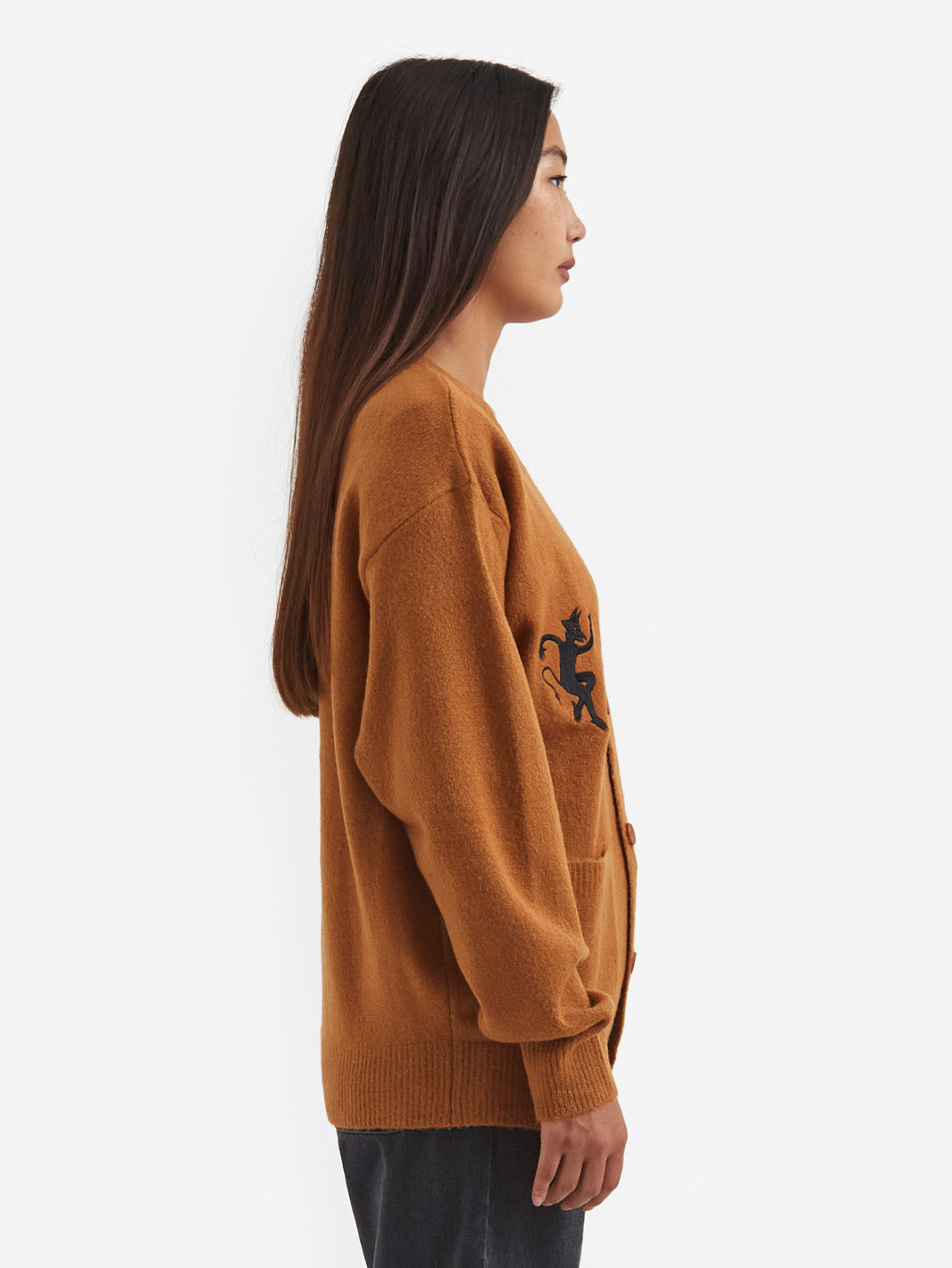 Heresy Trickster Cardigan W - Rust – Goodhood