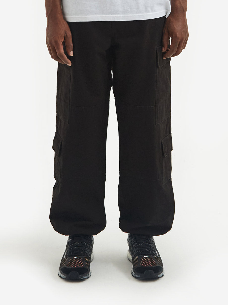 Stussy Ripstop Surplus Cargo - Black – Goodhood