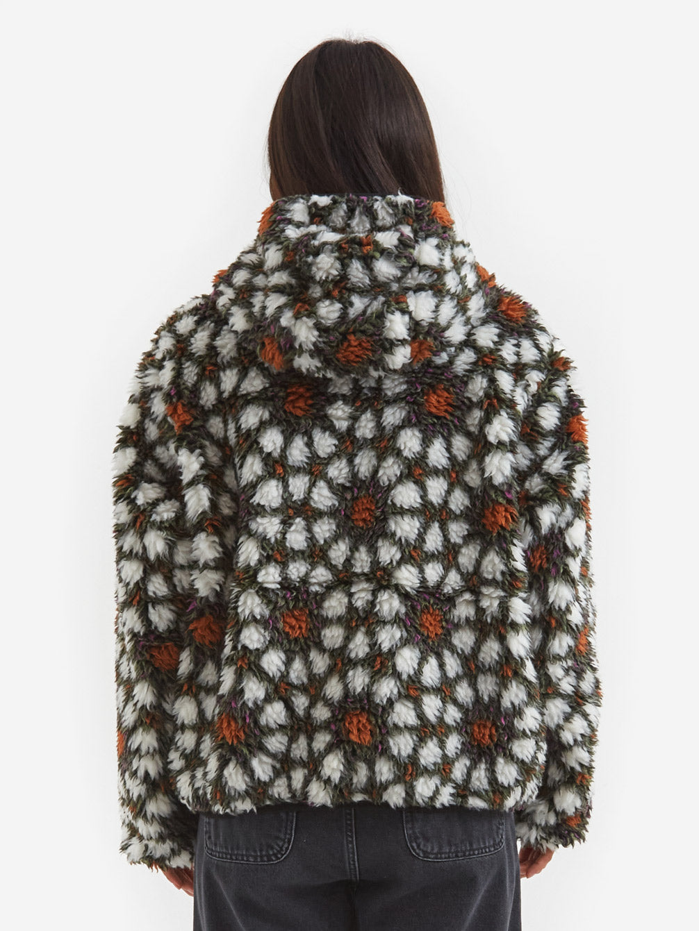 Stussy Pattern Sherpa Jacket W - Natural – Goodhood