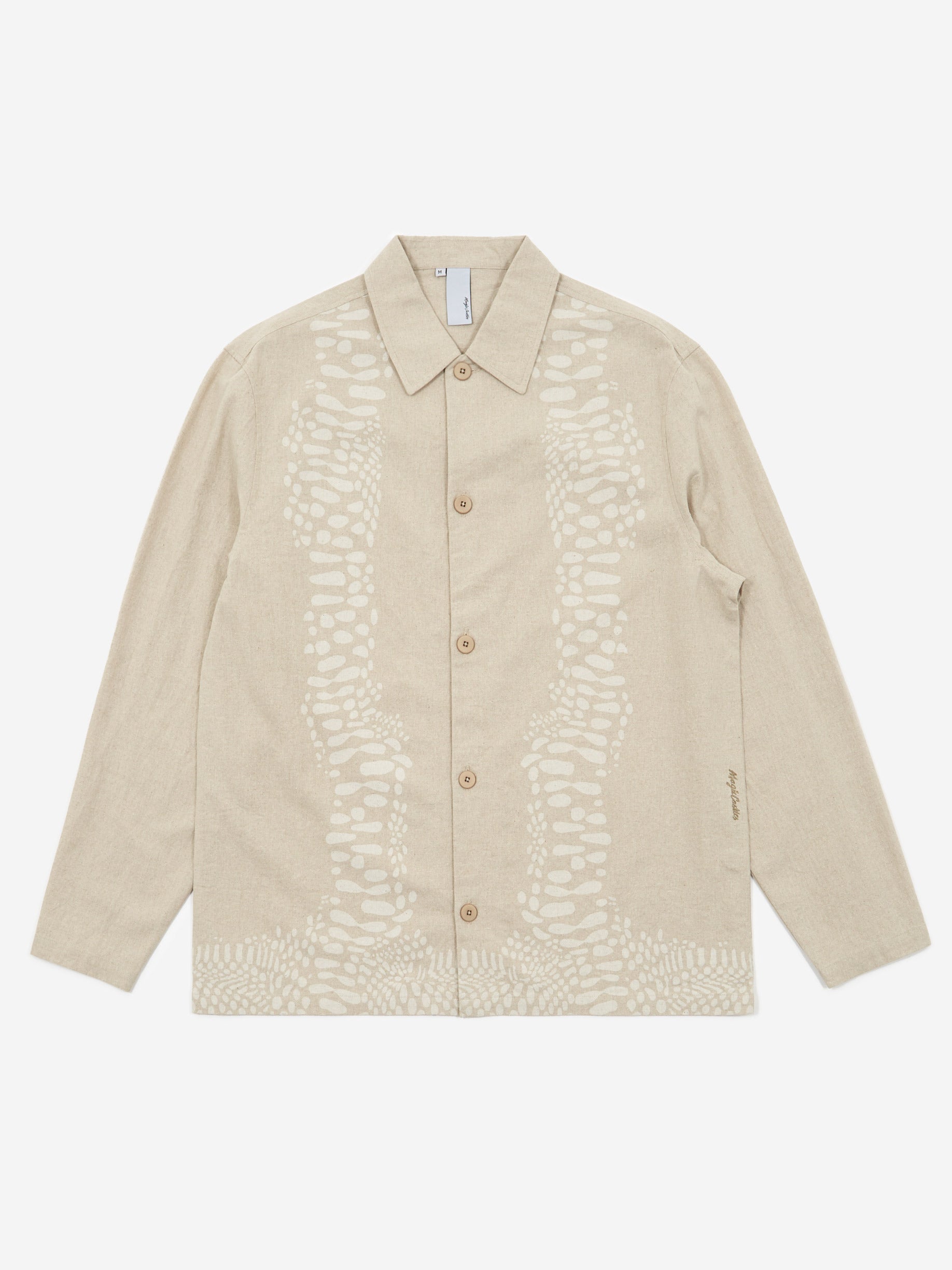 Magic Castles Warp Dot Overshirt - Linen Canvas – Goodhood