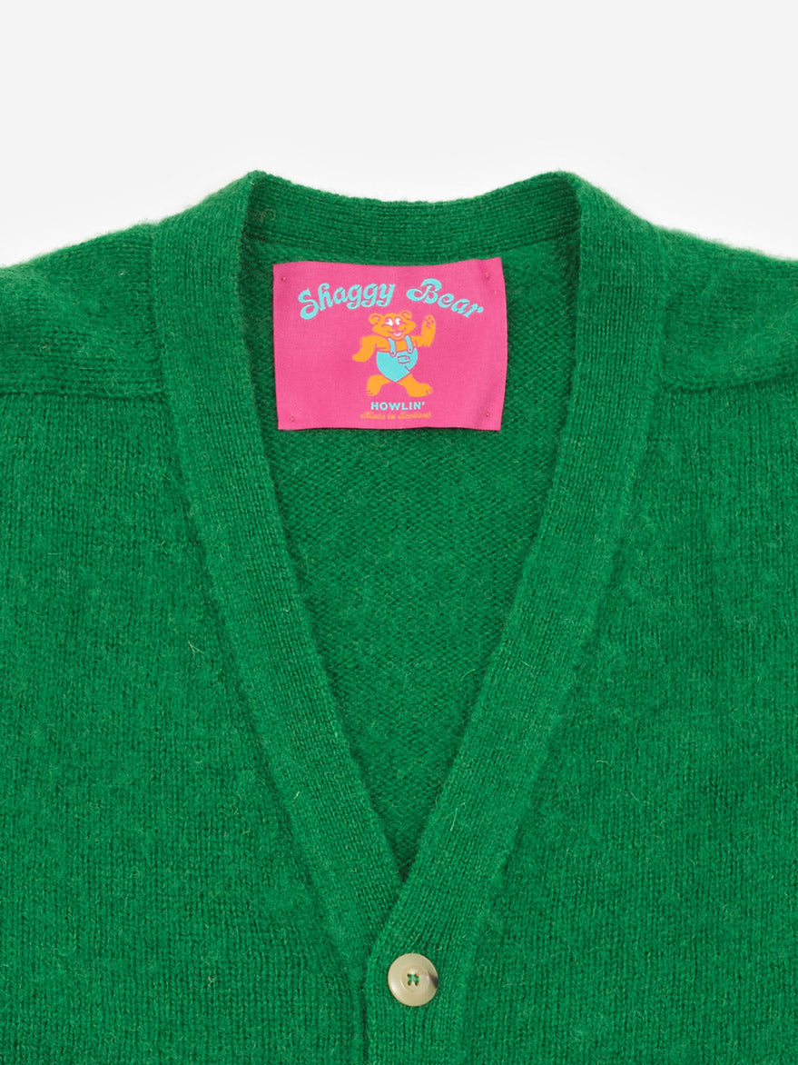 Howlin' Shaggy Bear Cardigan - Greenlove – Goodhood