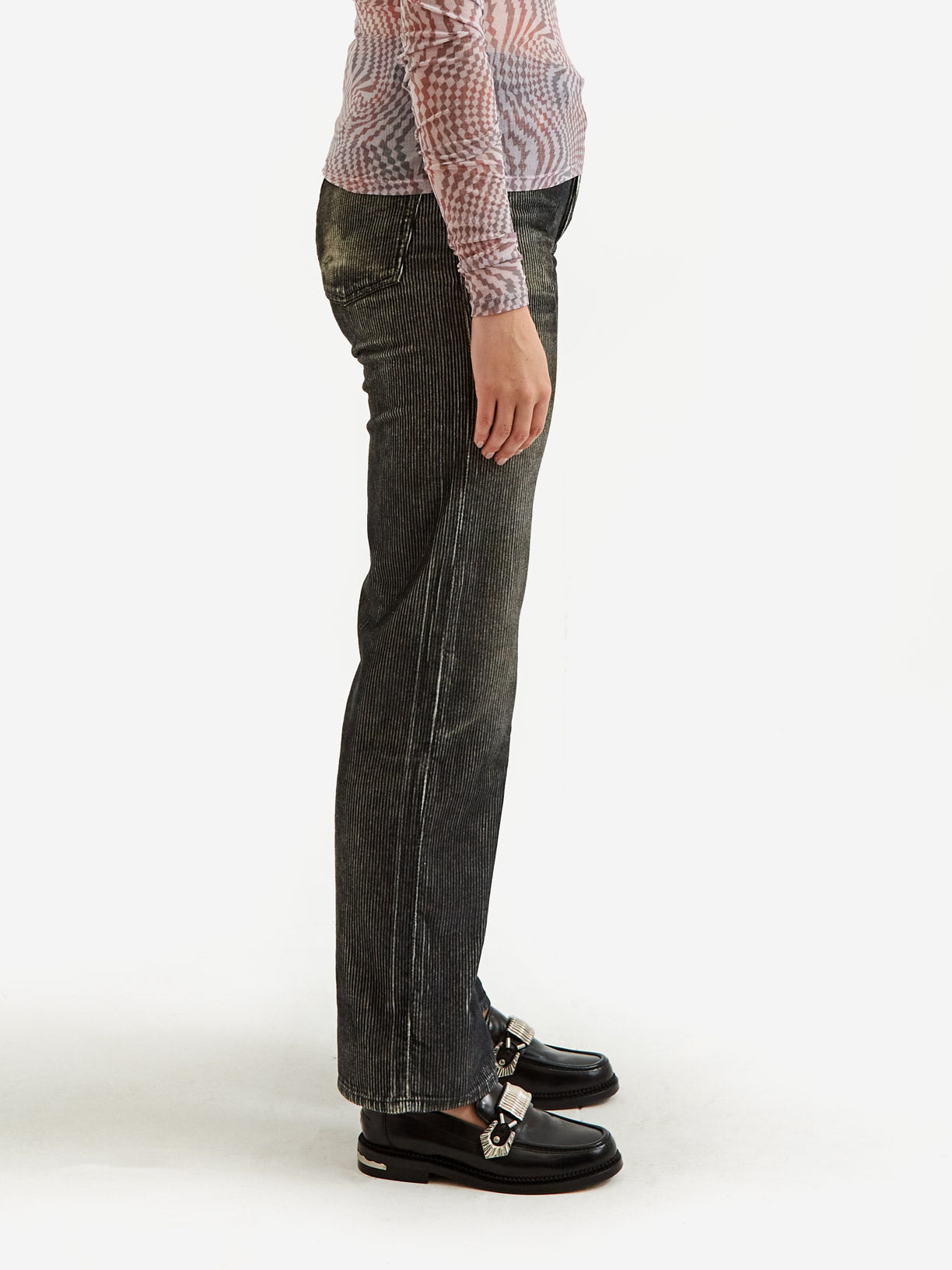 Our Legacy Linear Cut Cord Trouser - Digital Dark – Goodhood