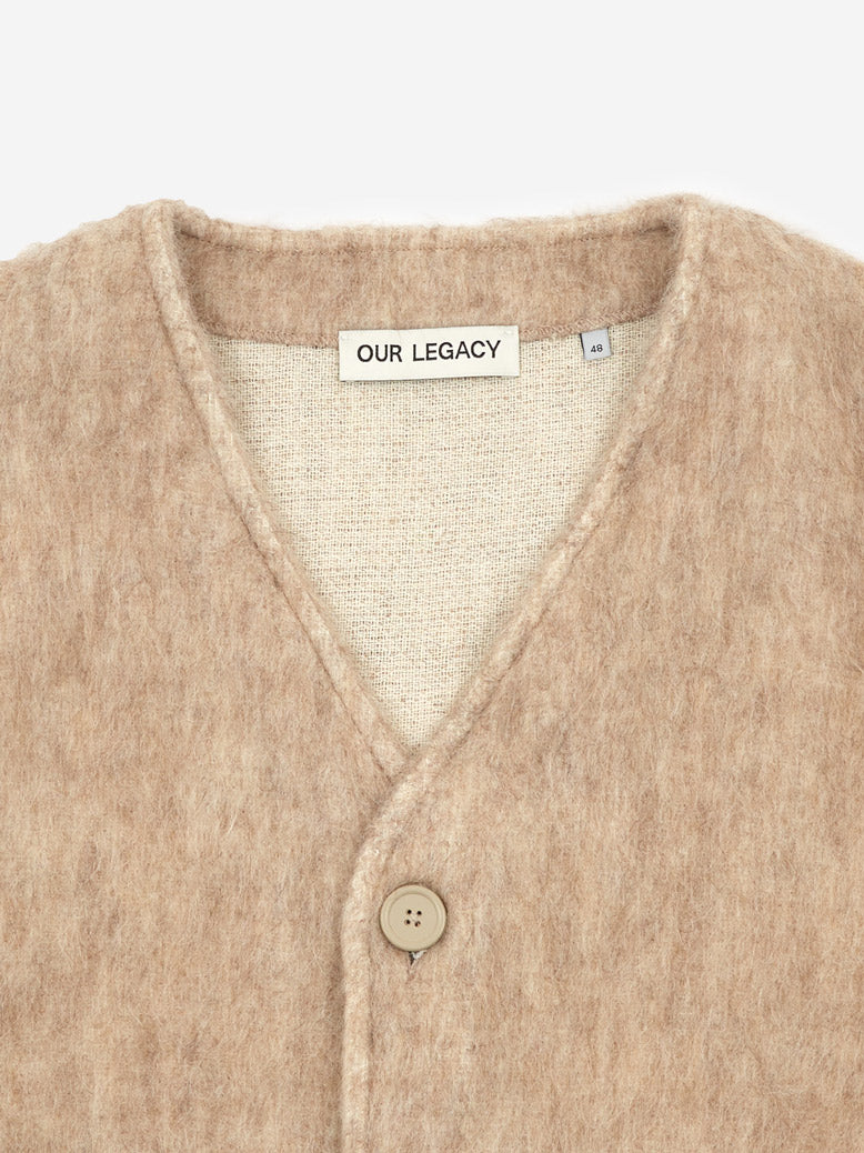 Our Legacy Cardigan - Antique White Mohair – Goodhood