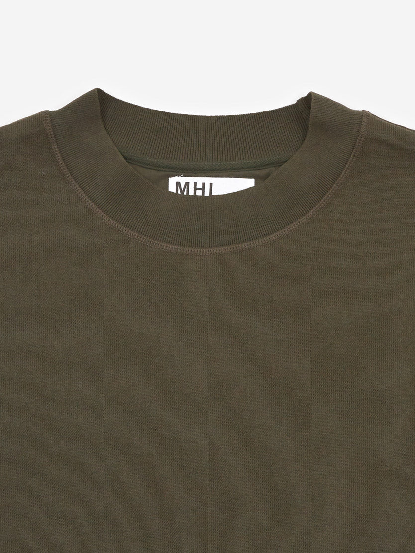 MHL. By Margaret Howell Flat Hem Sweatshirt - Dark Green – Goodhood