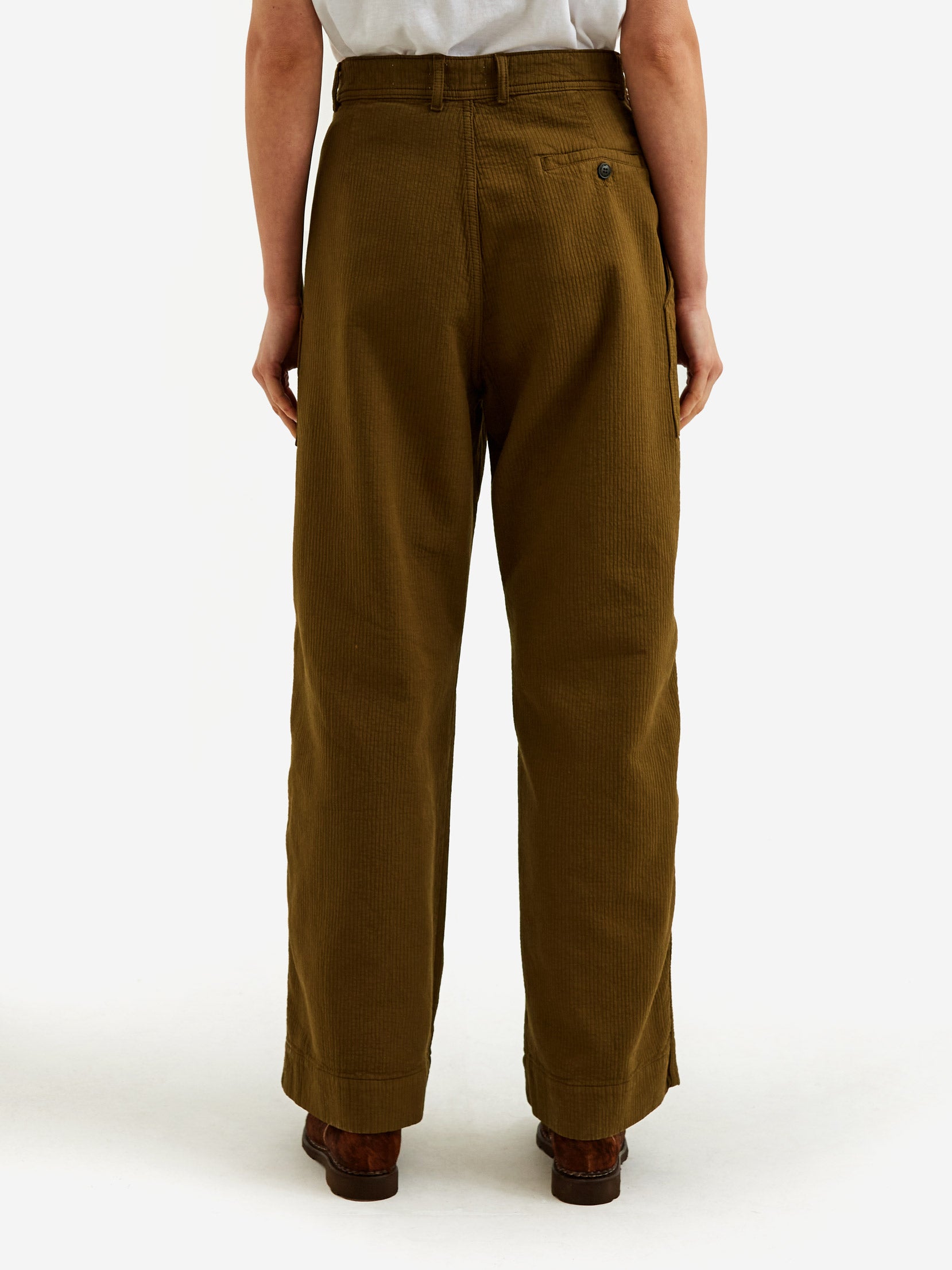 Girls Of Dust Karate Cotton Sailor Fatigue Pant - Olive – Goodhood