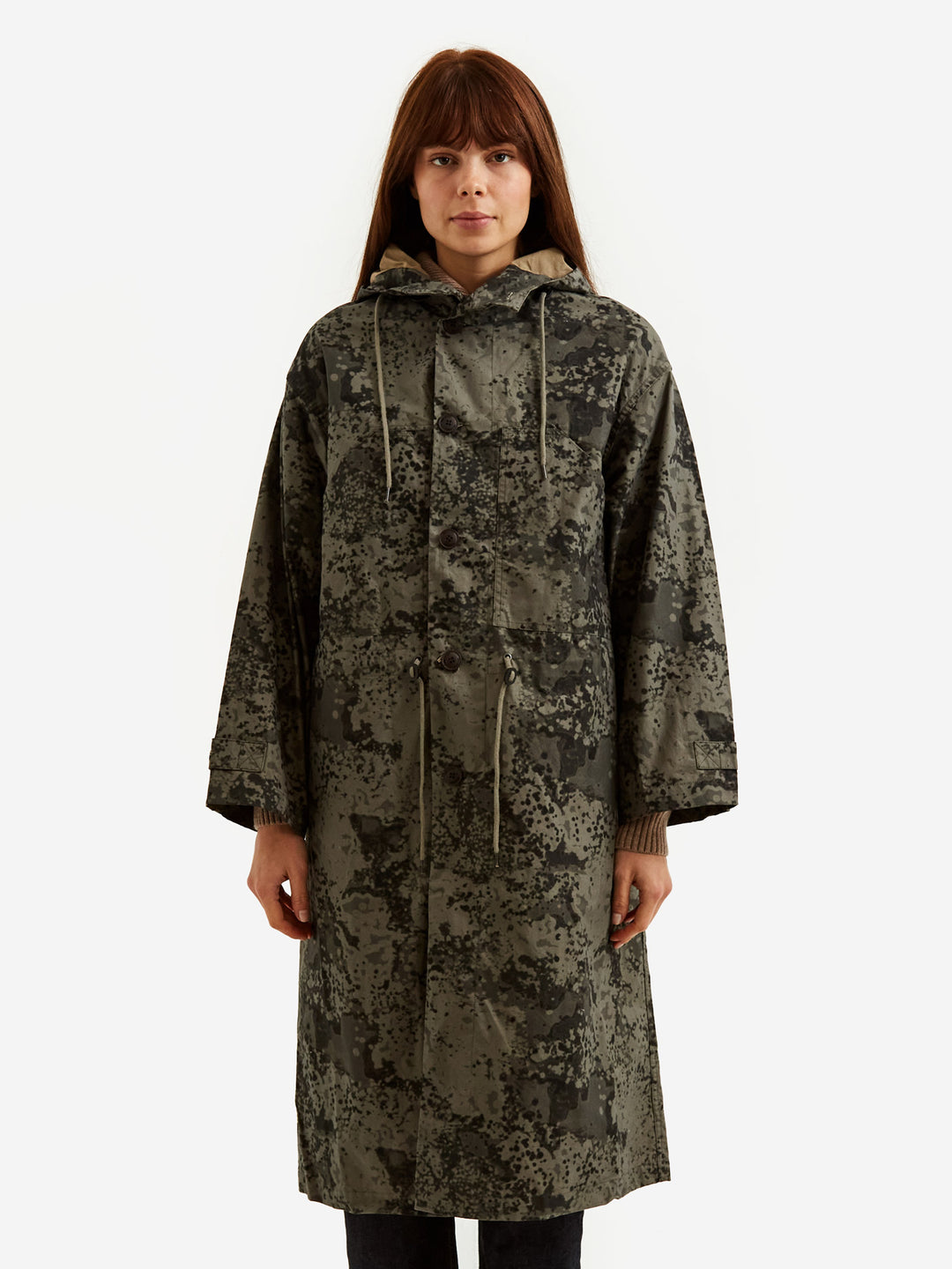 Girls Of Dust Tempest Camo Sailor Trench - Grey – Goodhood