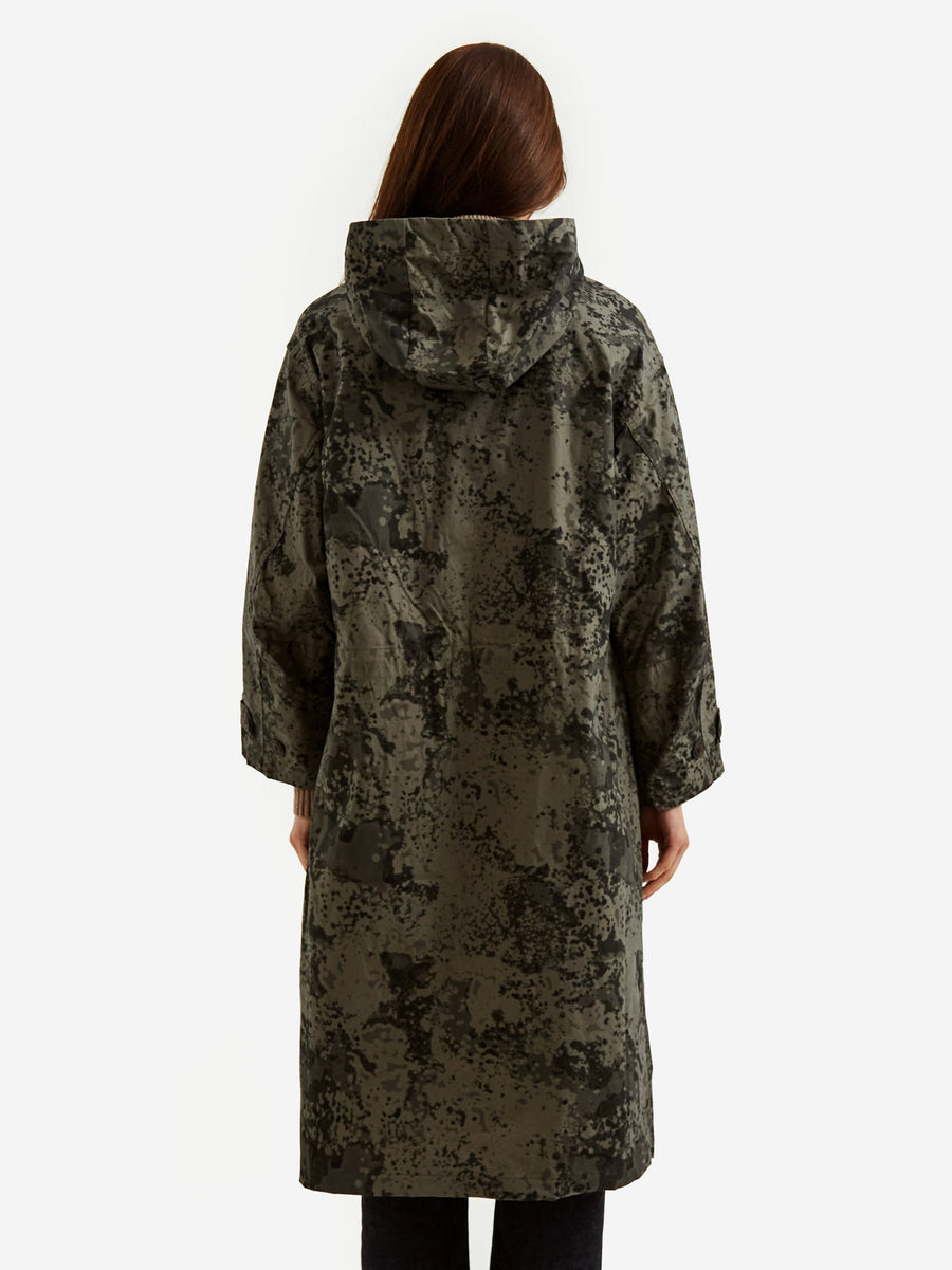 Girls Of Dust Tempest Camo Sailor Trench - Grey – Goodhood