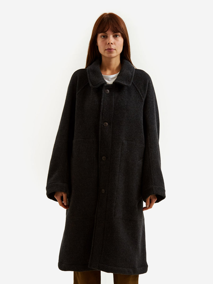 Girls Of Dust Reversible Golf Wool Army Trench - Caviar – Goodhood