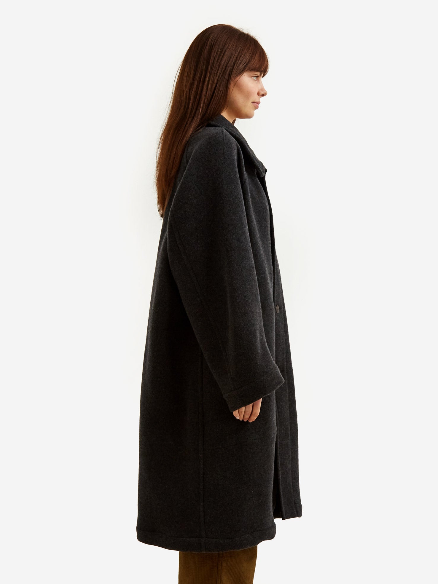 Girls Of Dust Reversible Golf Wool Army Trench - Caviar – Goodhood