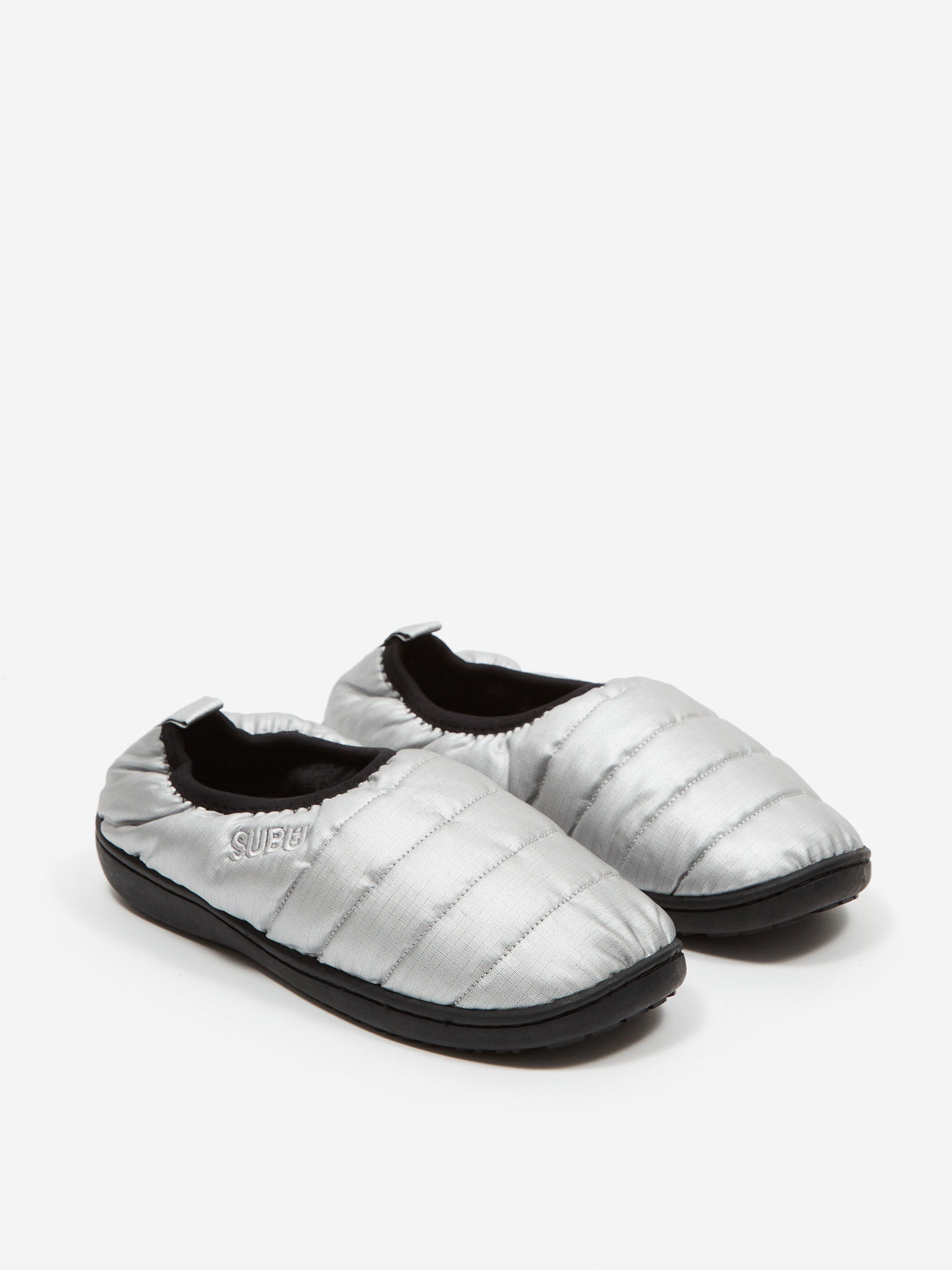Subu Packable Slipper - Foil Silver – Goodhood