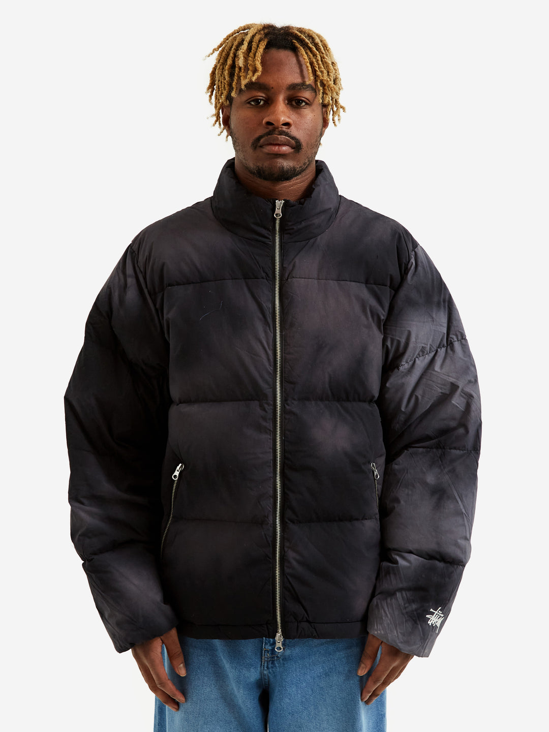 Stussy Recycled Nylon Down Puffer - Vintage Black – Goodhood