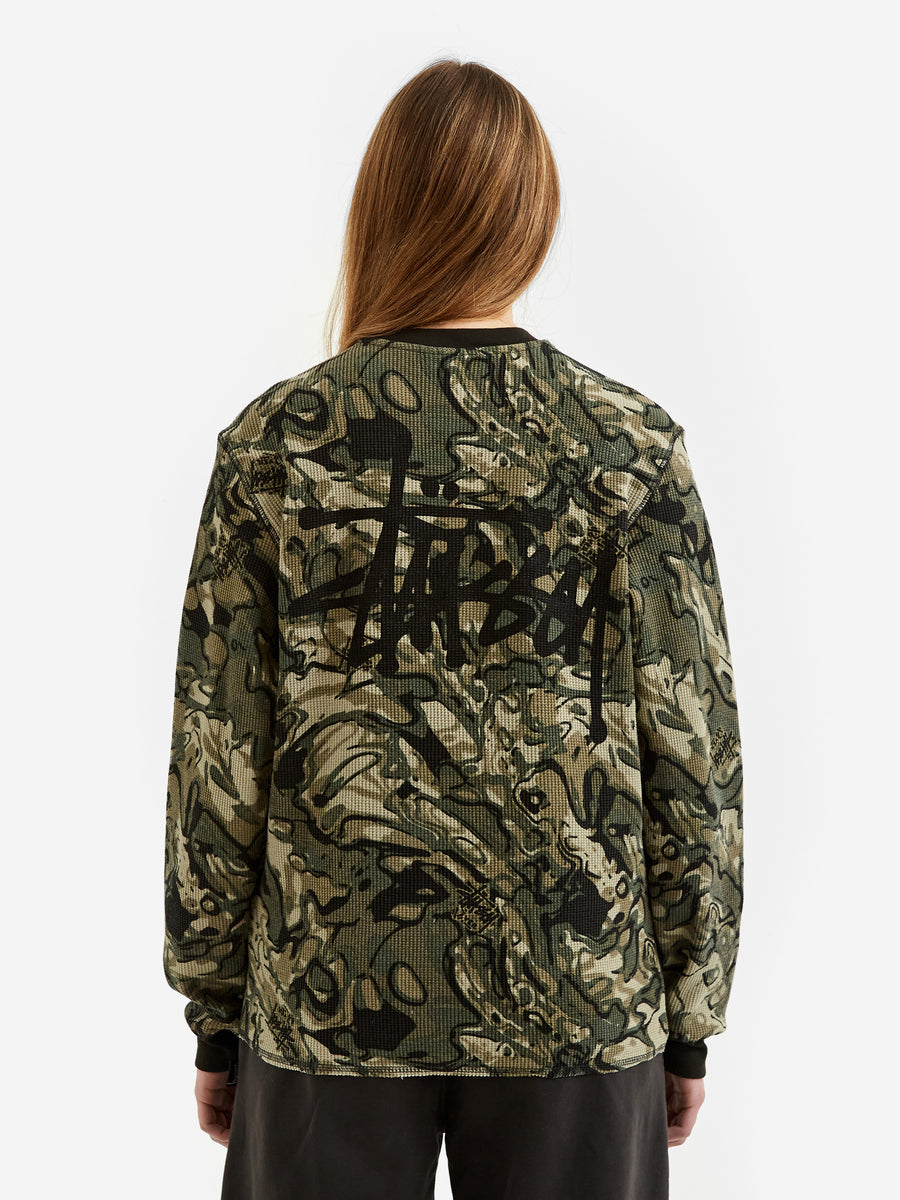 Stussy Basic Stock LS Thermal - Veil Camo – Goodhood