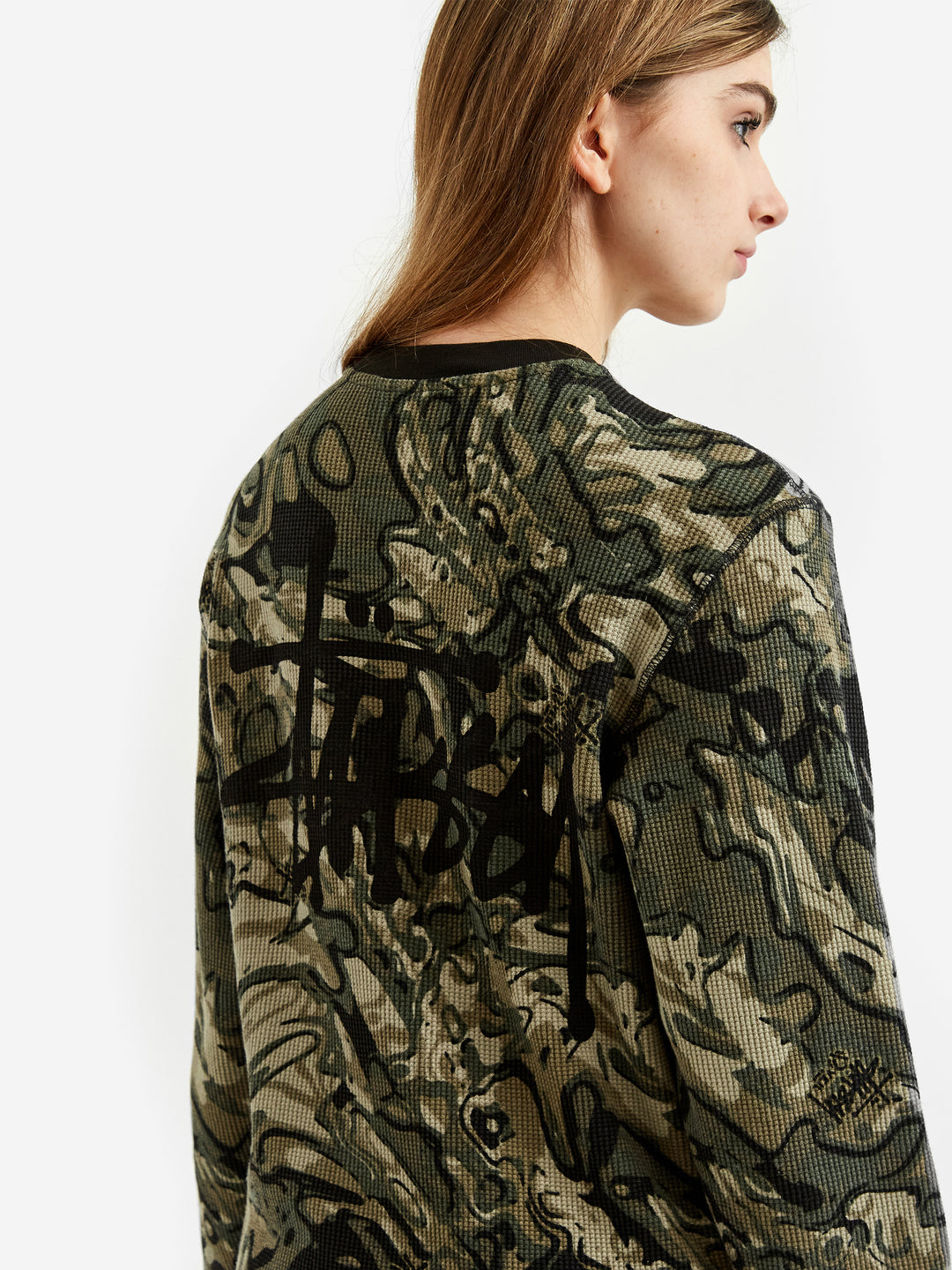 Stussy Basic Stock LS Thermal - Veil Camo – Goodhood