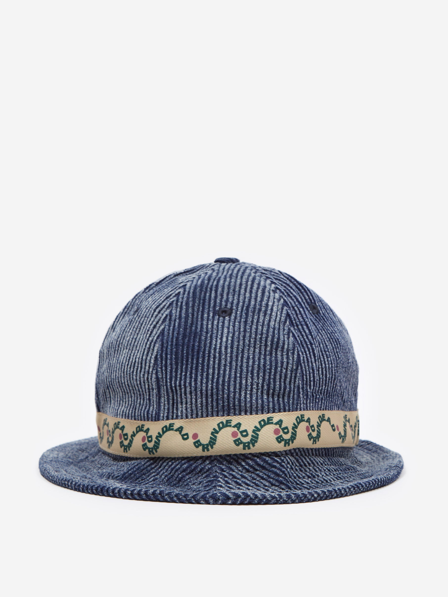 Brain Dead BD Wave Bell Bucket Hat - Navy – Goodhood