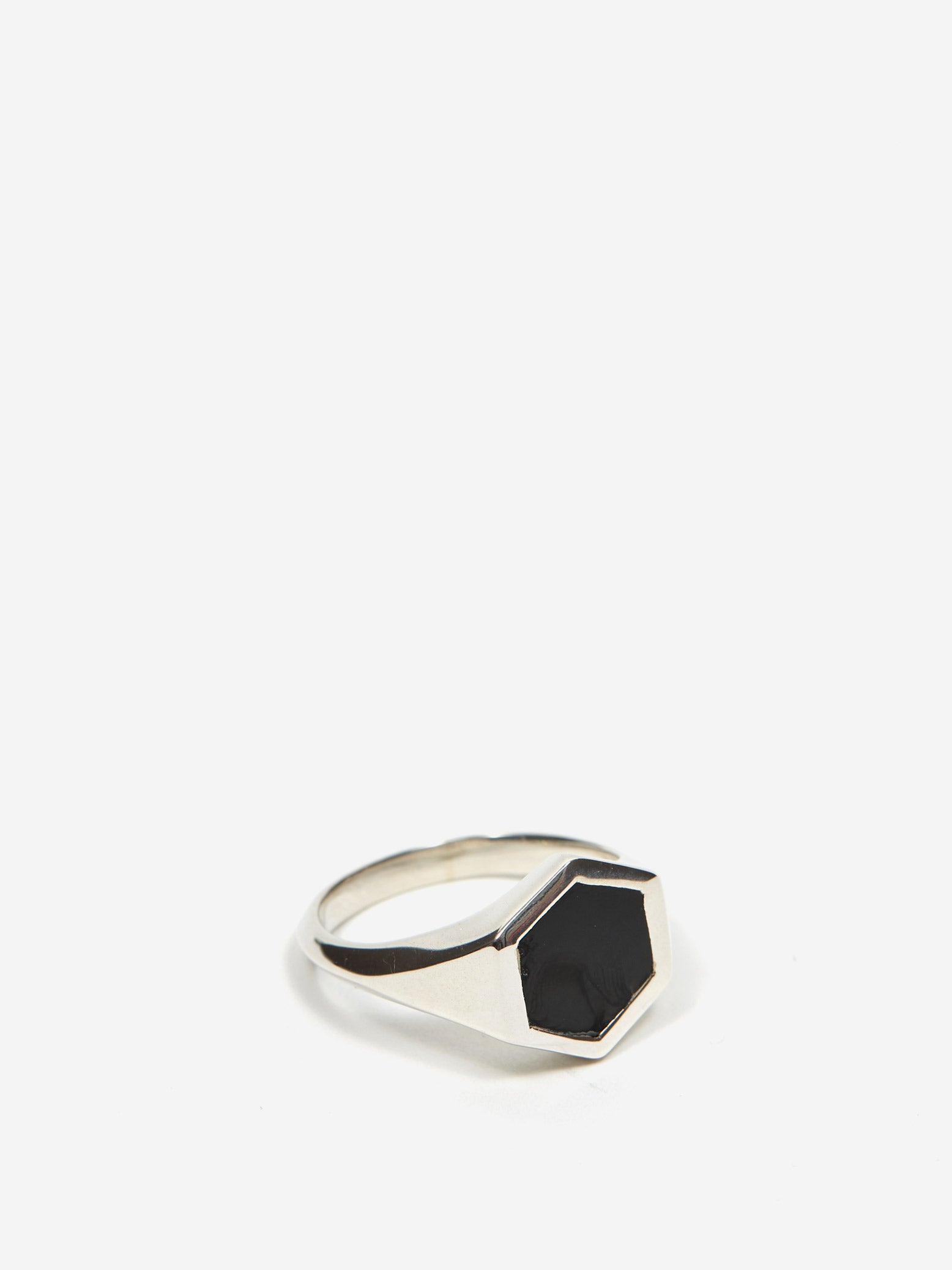 Rachel Entwistle Varo Signet Ring - Sterling Silver/Black Onyx – Goodhood