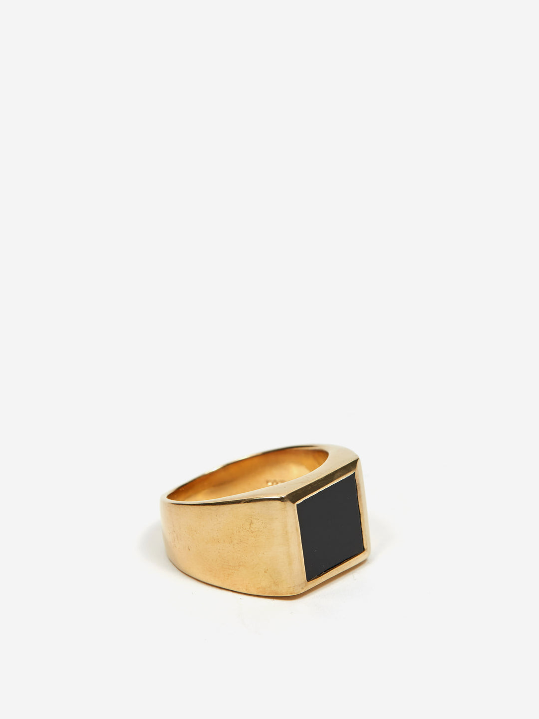 Rachel Entwistle Plato Signet Ring - Gold Vermeil/Black Onyx – Goodhood