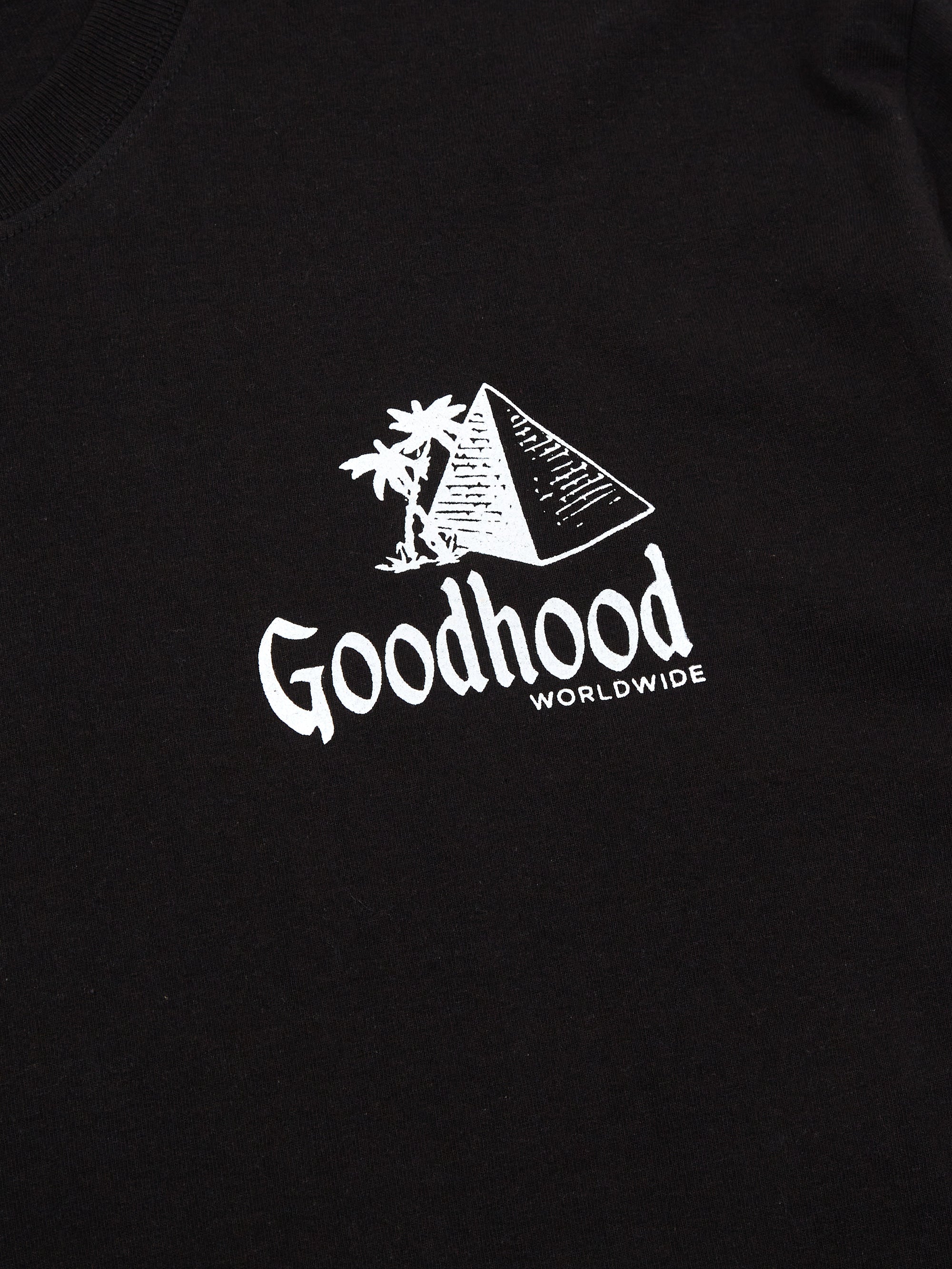 Goodhood Worldwide Pyramid T-Shirt - Black