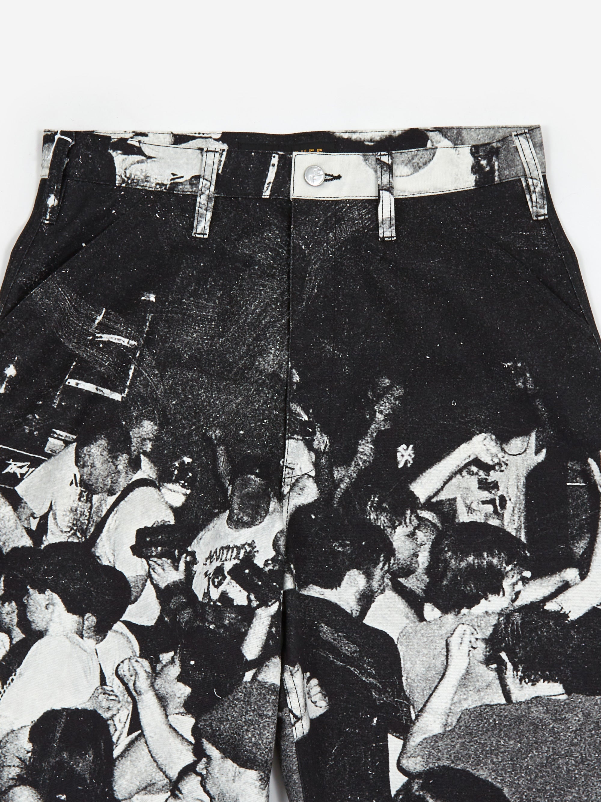 Flagstuff x Alexis Gross Original Photo Print Work Pant - Black – Goodhood