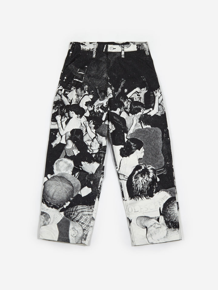 Flagstuff x Alexis Gross Original Photo Print Work Pant - Black – Goodhood