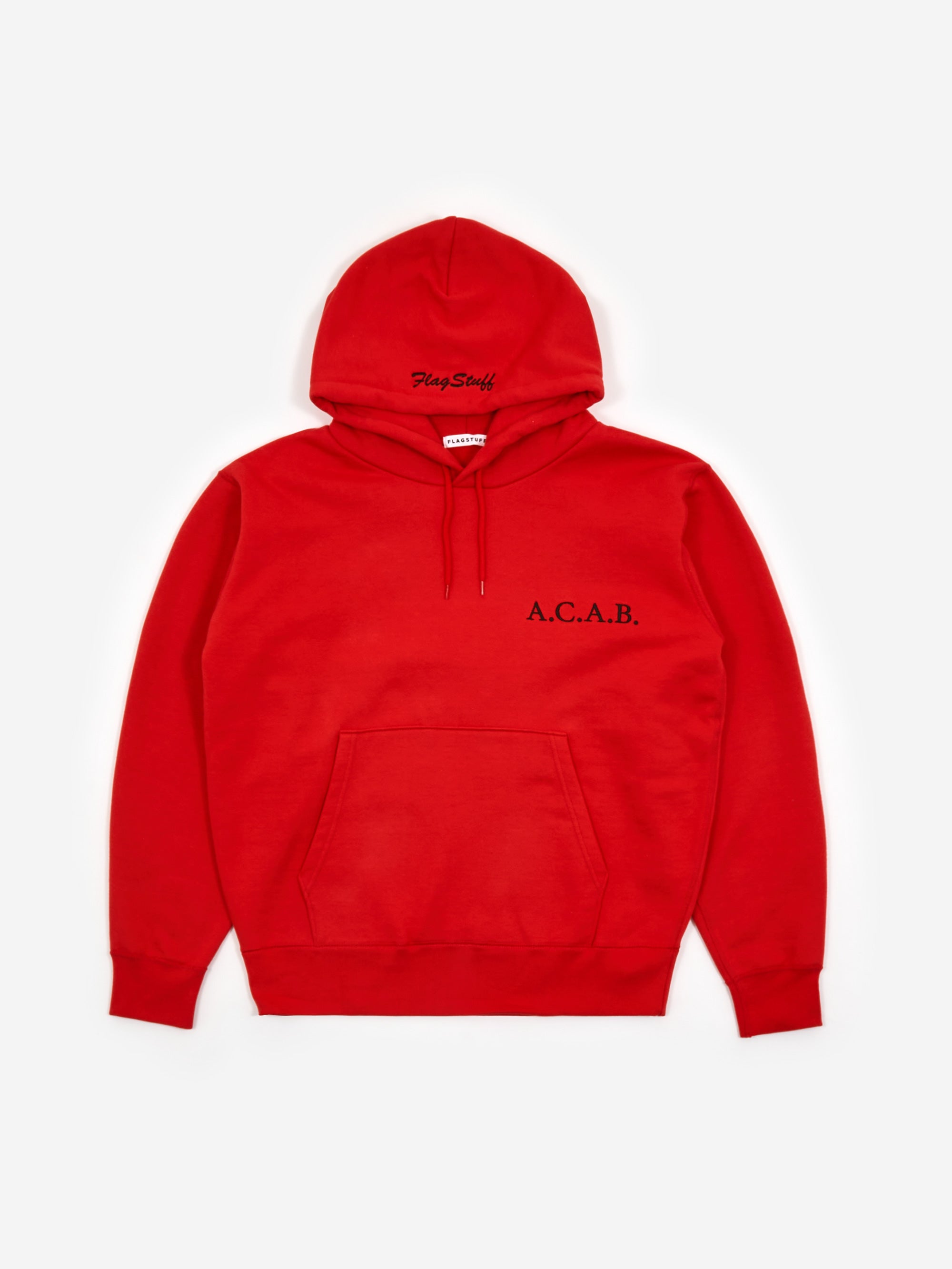 Flagstuff "Babylon" Hoodie - Red – Goodhood
