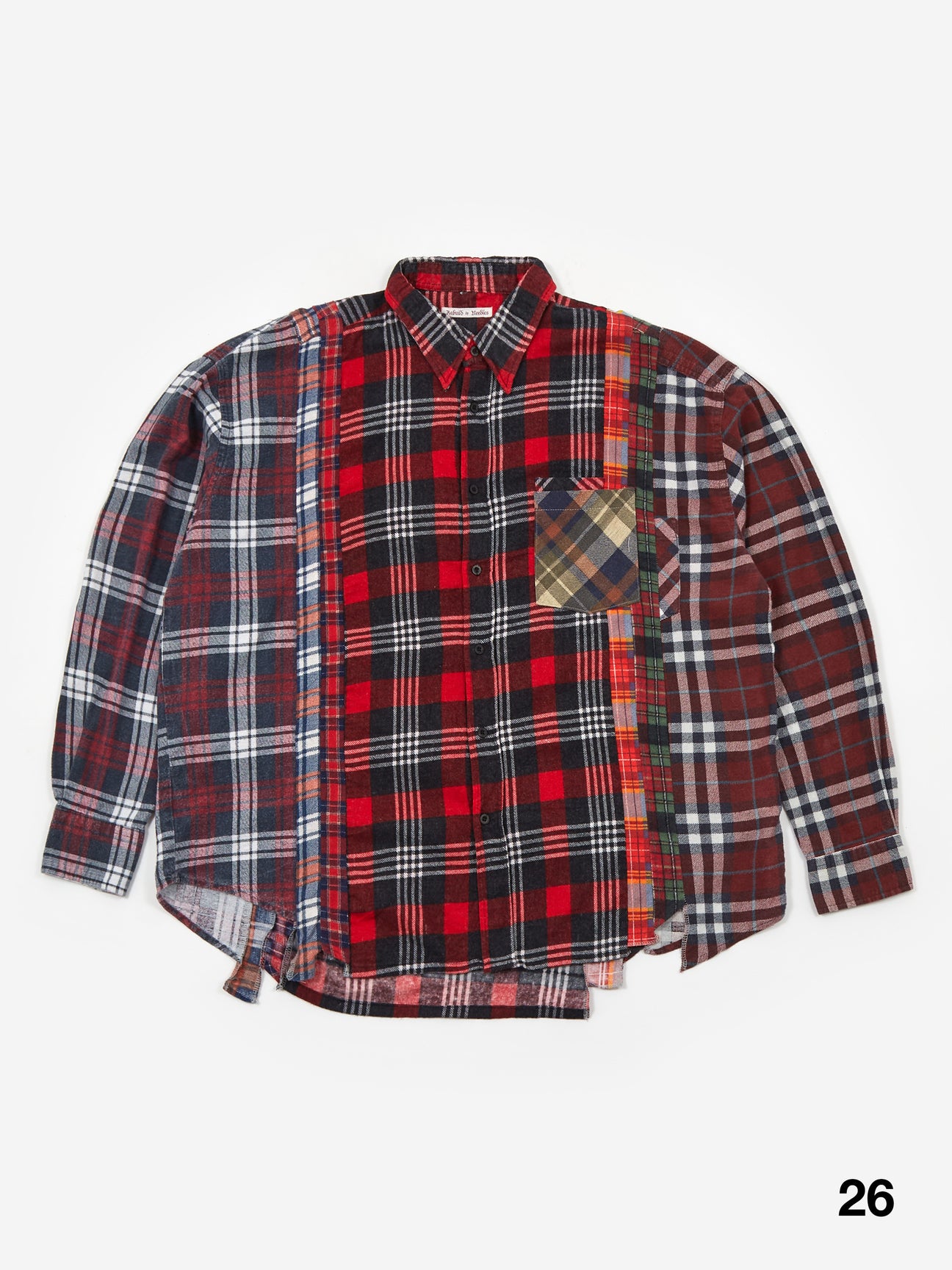 Needles Rebuild 7 Cuts Flannel Shirt / Wide - Assorted Sale – Goodhood