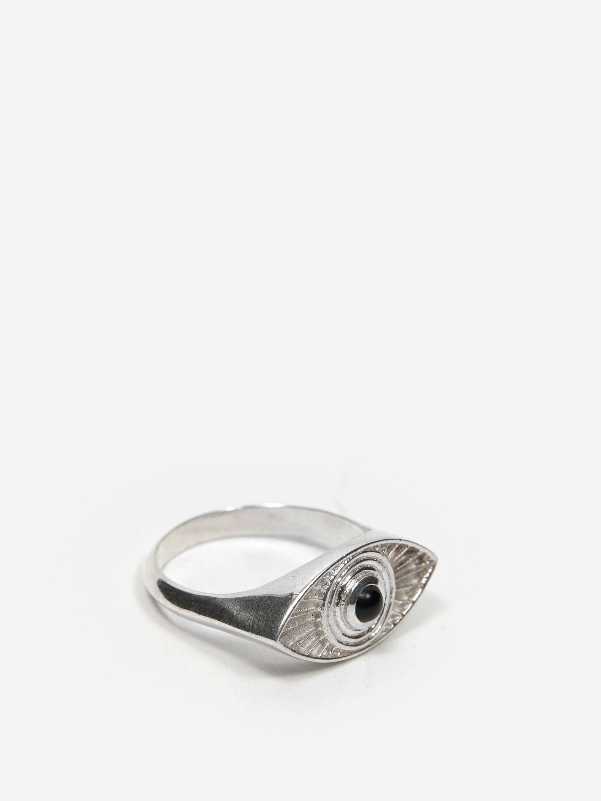 Rachel Entwistle Rays Of Light Ring - Silver/Black Onyx – Goodhood
