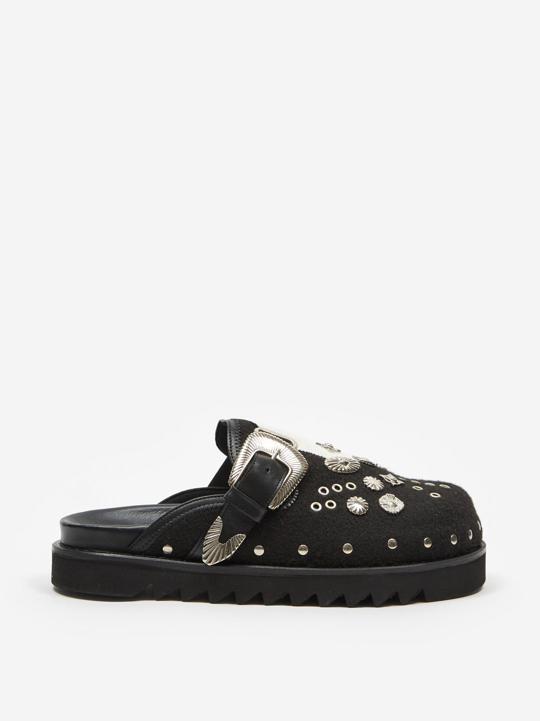 Toga Pulla Yin Yang Mules - Black/White – Goodhood