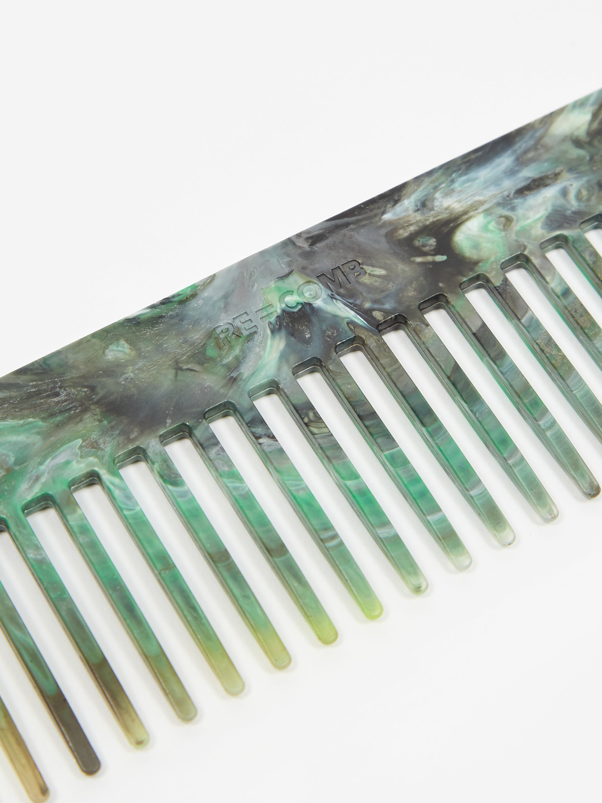RE=COMB x Goodhood Recycled Plastic Hair Comb - Lava Moss